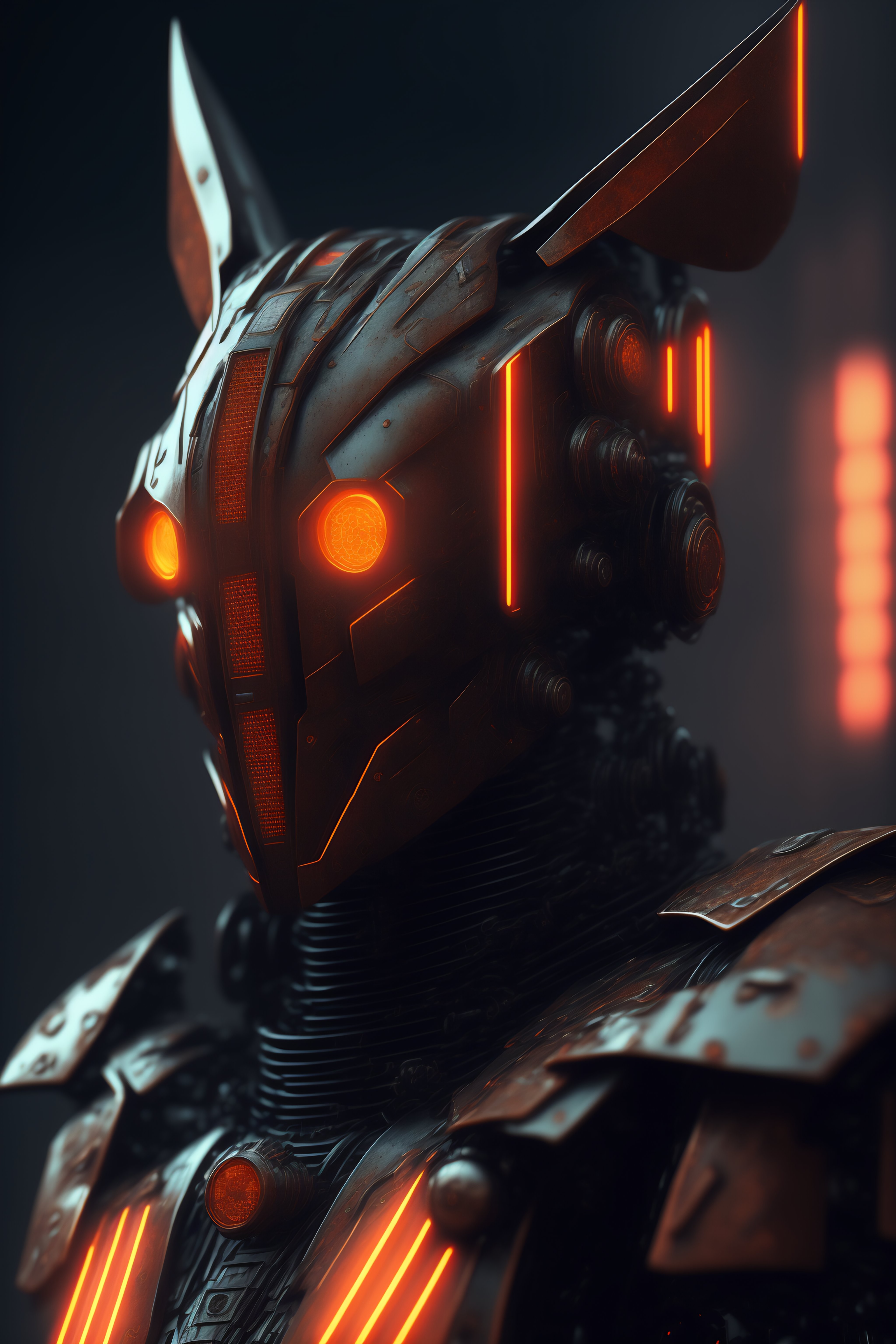 Lexica - Portrait of a rusian evil cyberpunk robot made of rusty clocks ...