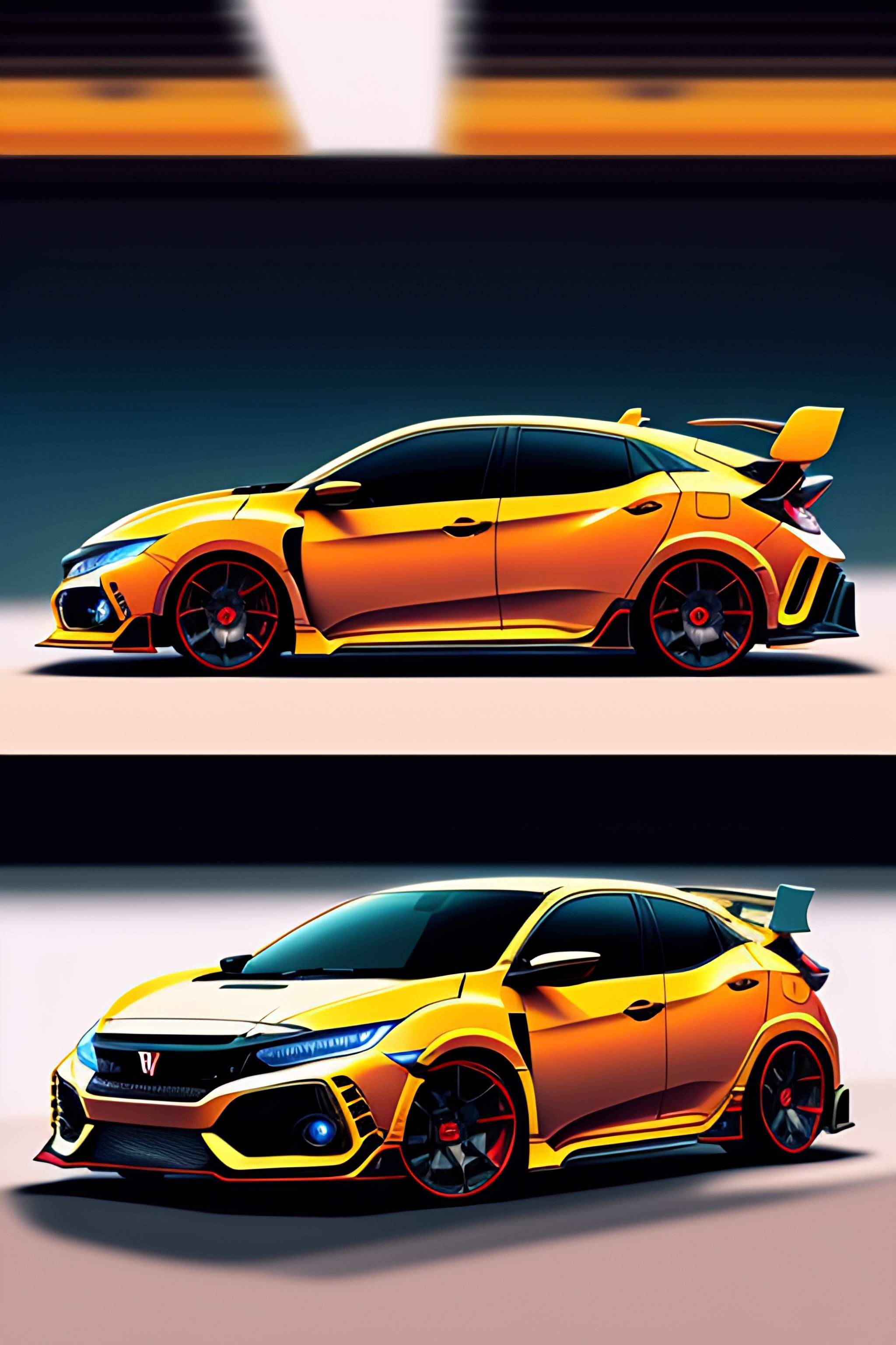 Lexica - Cell shaded, 2018 Honda Civic Type R, Borderlands 3 concept ...