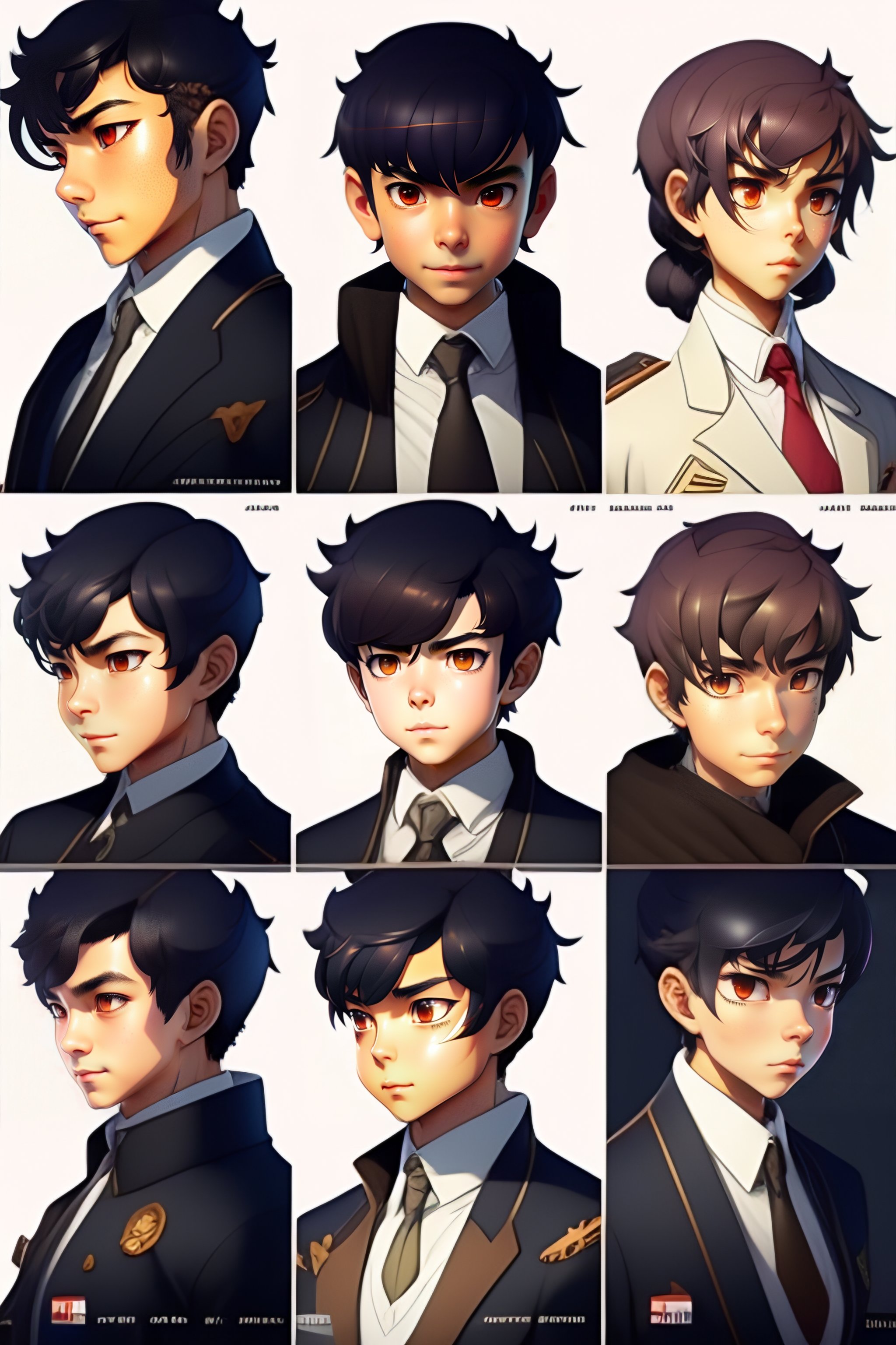 Lexica - Character concept art of Rowan Atkinson as an anime boy | cute ...