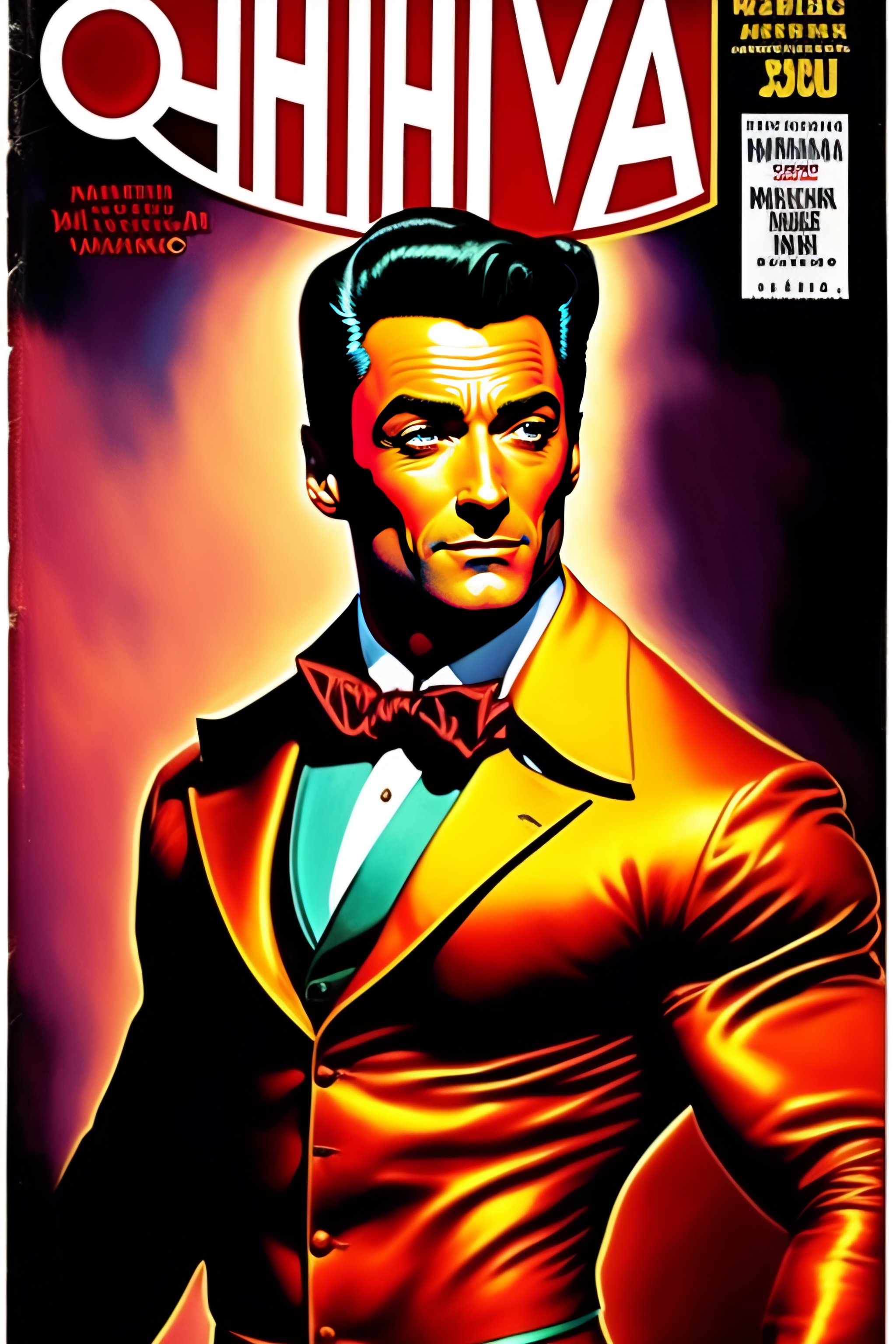 Lexica - Hugh Jackman as a 1960s circus ringleader comic art. Comic ...