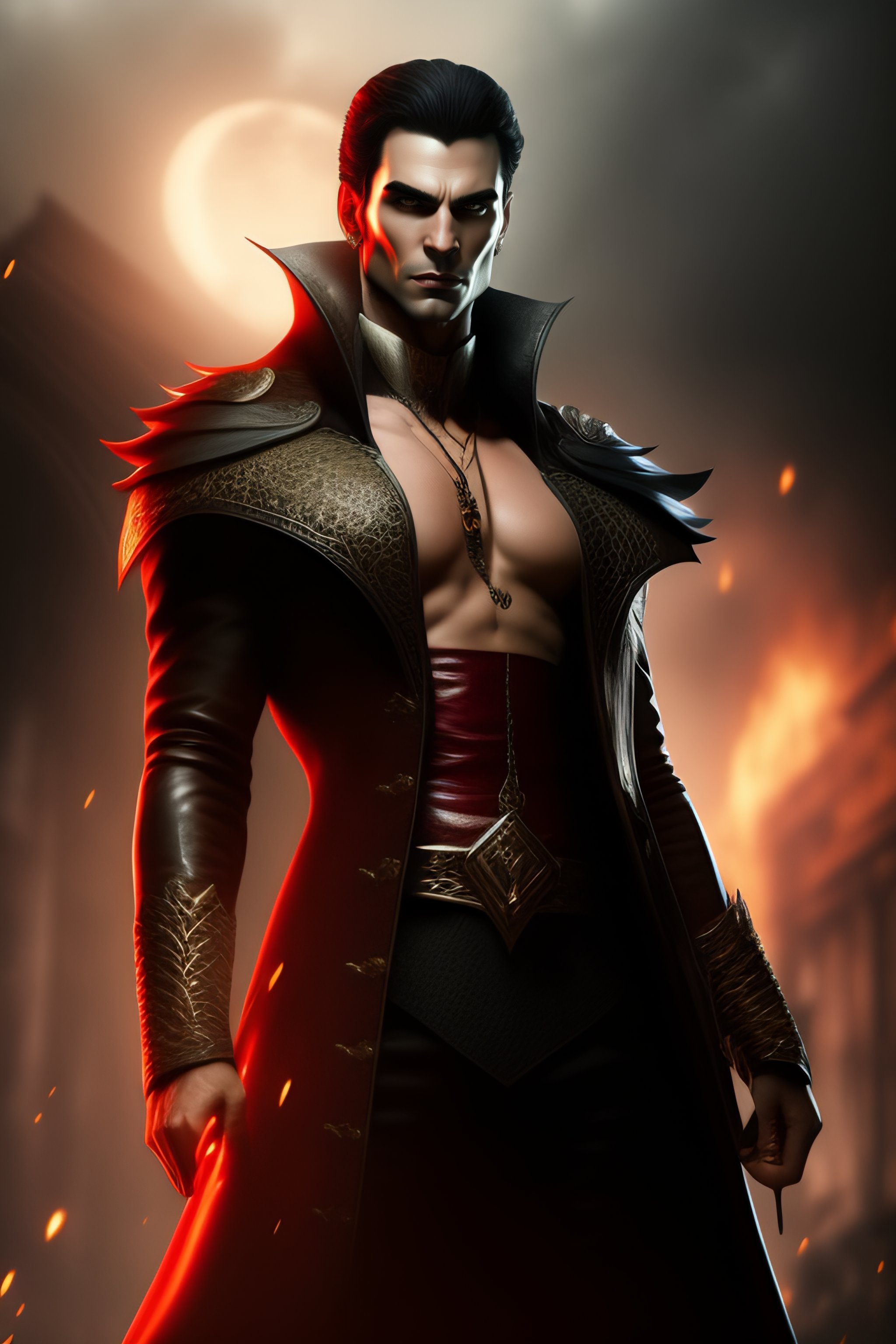 Lexica - Male vampire with long and sharp claws