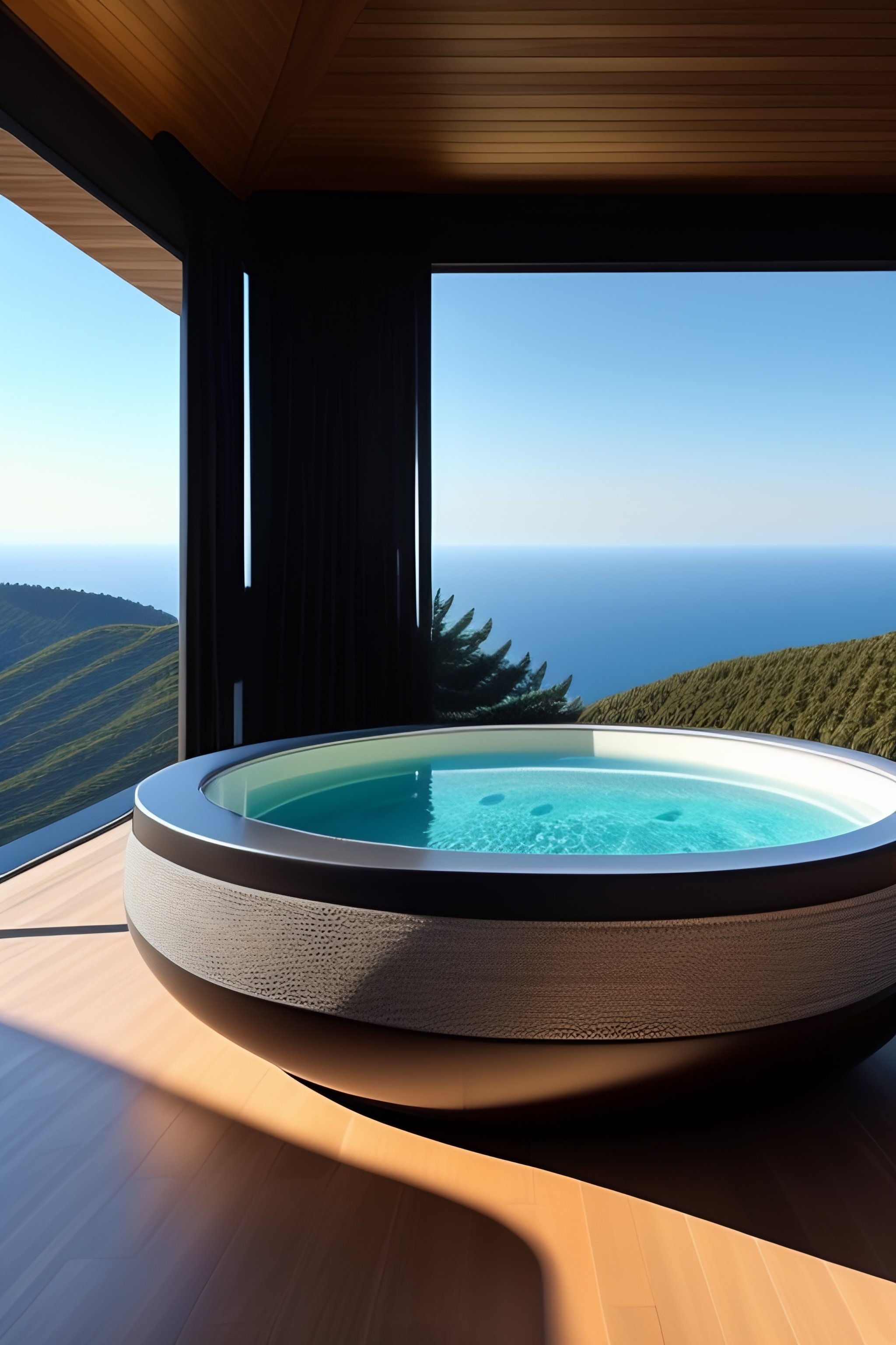 Lexica - A black modern mansion in mountain alone, award winning, 8k ...