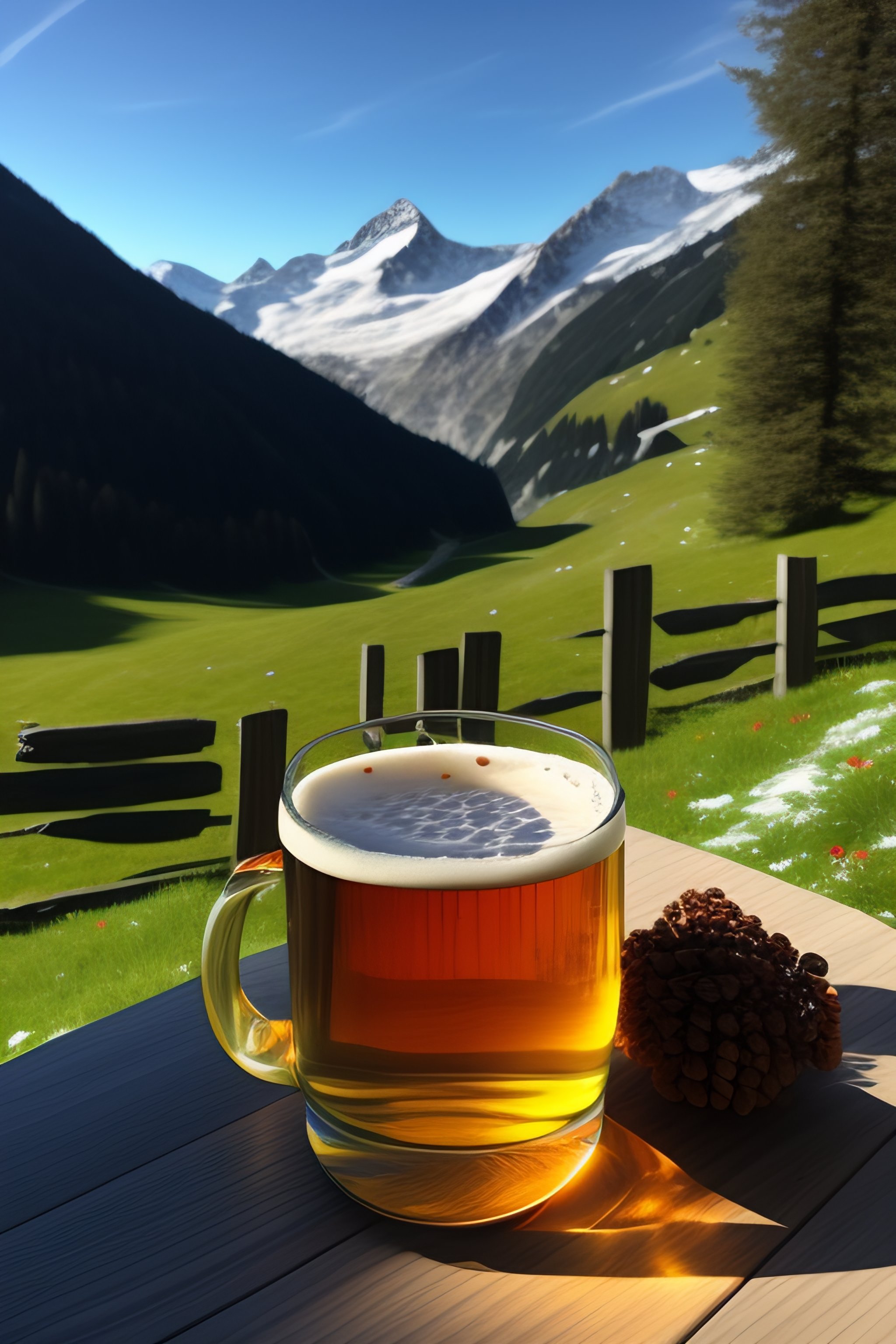 Lexica - Drinking beer in the alps