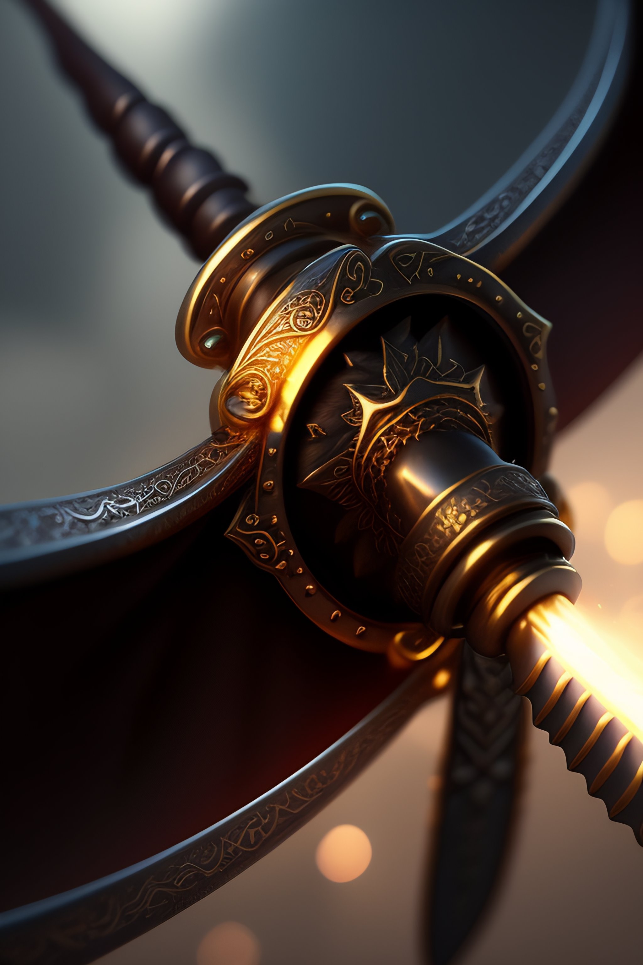 Lexica - Dnd weapon on a light background, dark heavy flail and ...