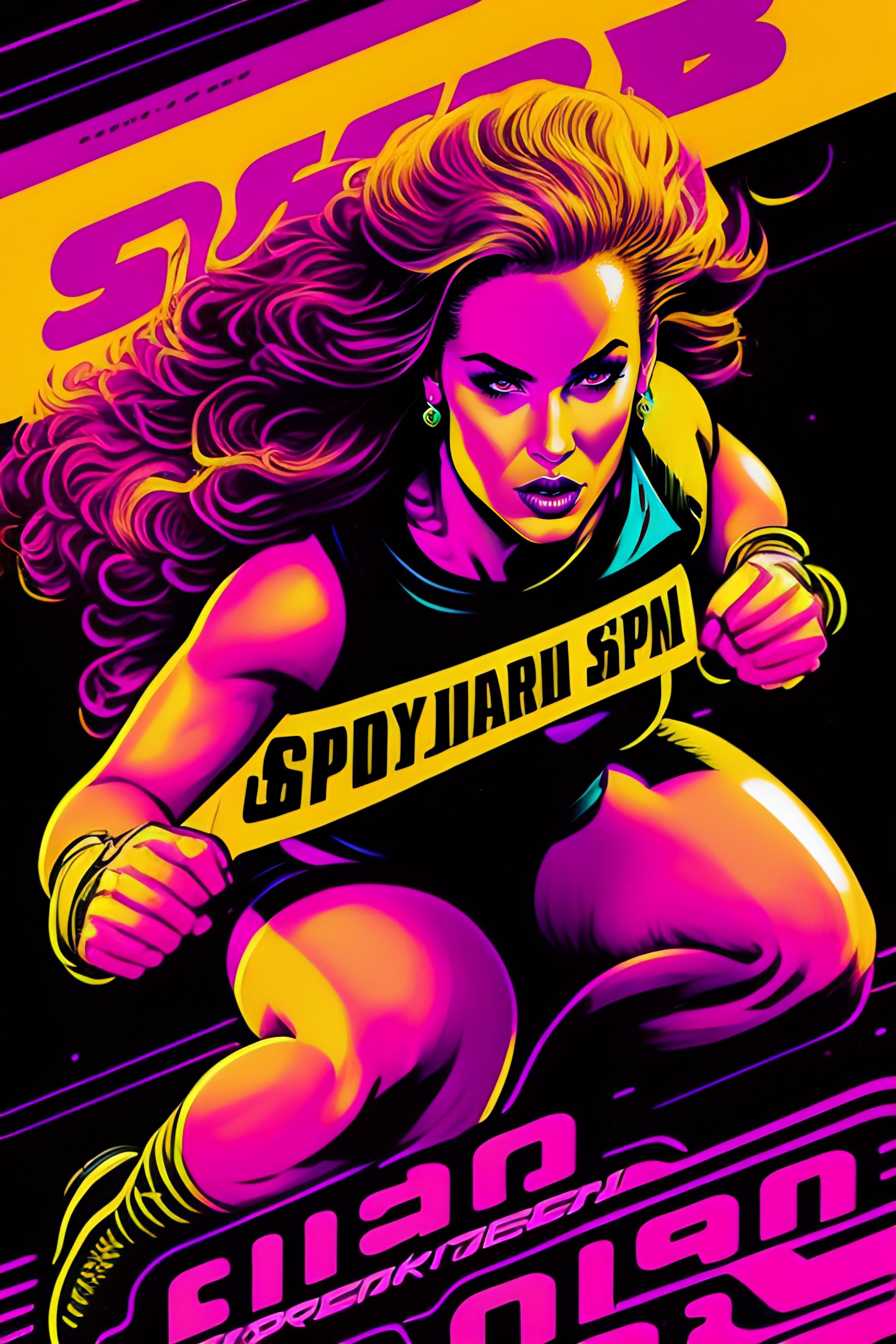 Lexica - Roller derby girl sprinting cross-over, logo design by ...