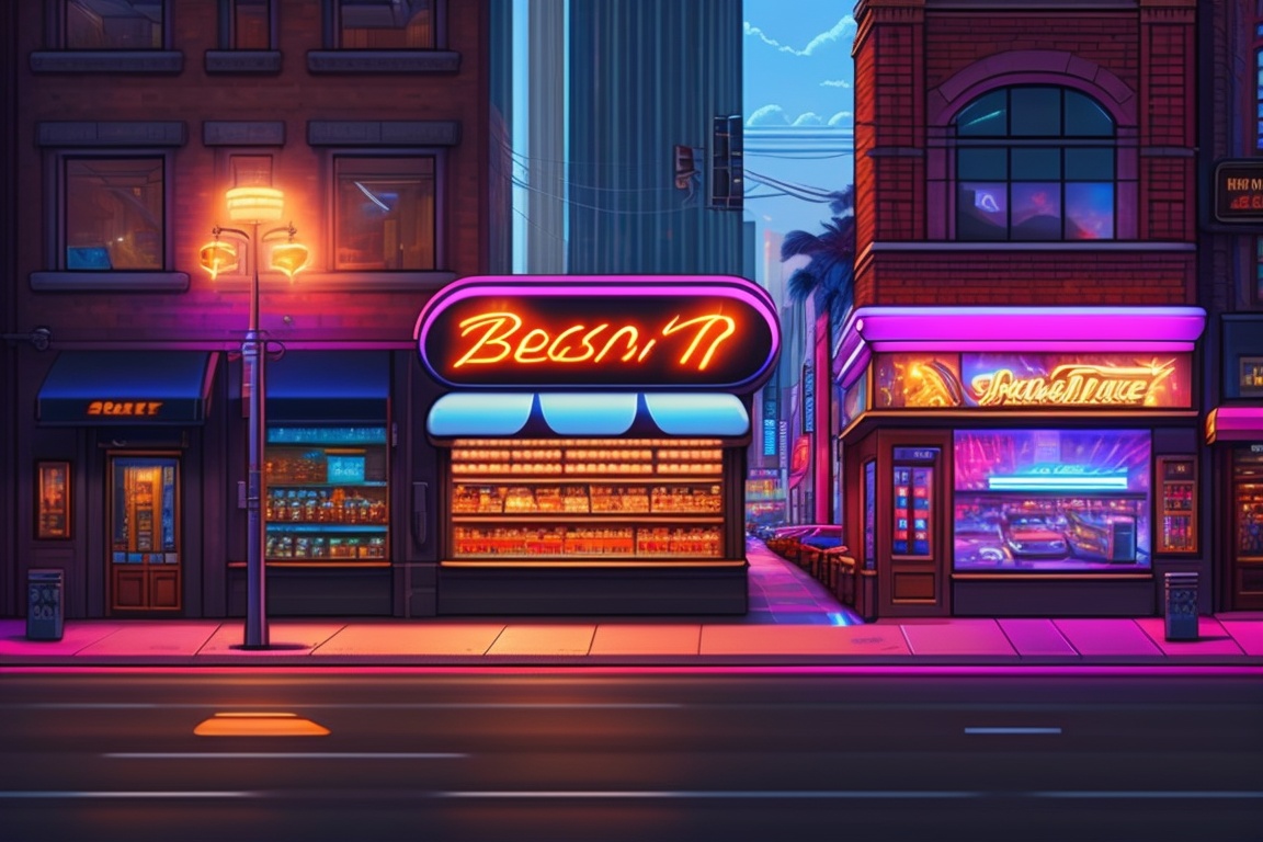 Lexica - Retro design for 2d image, beat n' up, final fight, streets of ...