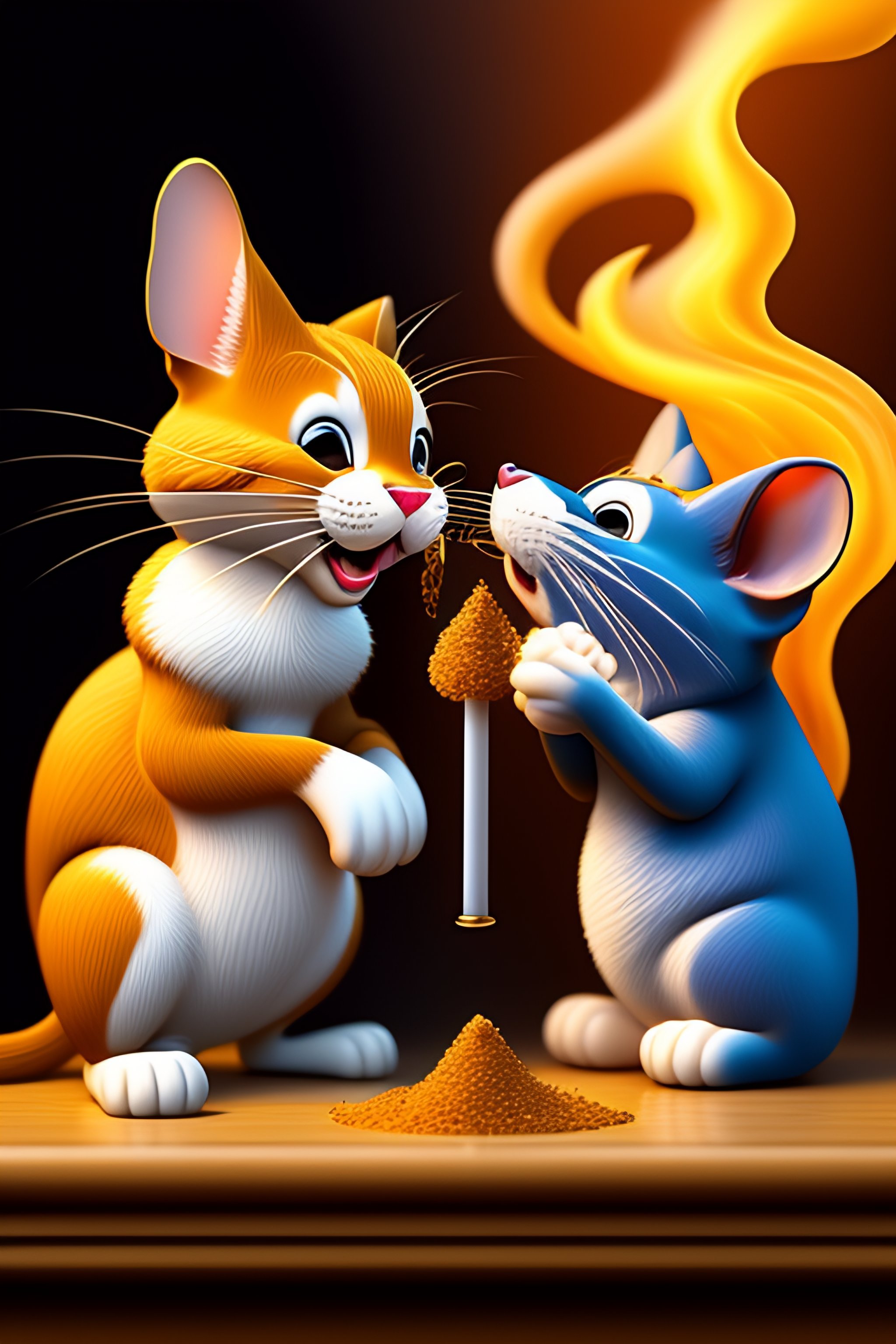 Lexica - Tom and jerry smoking