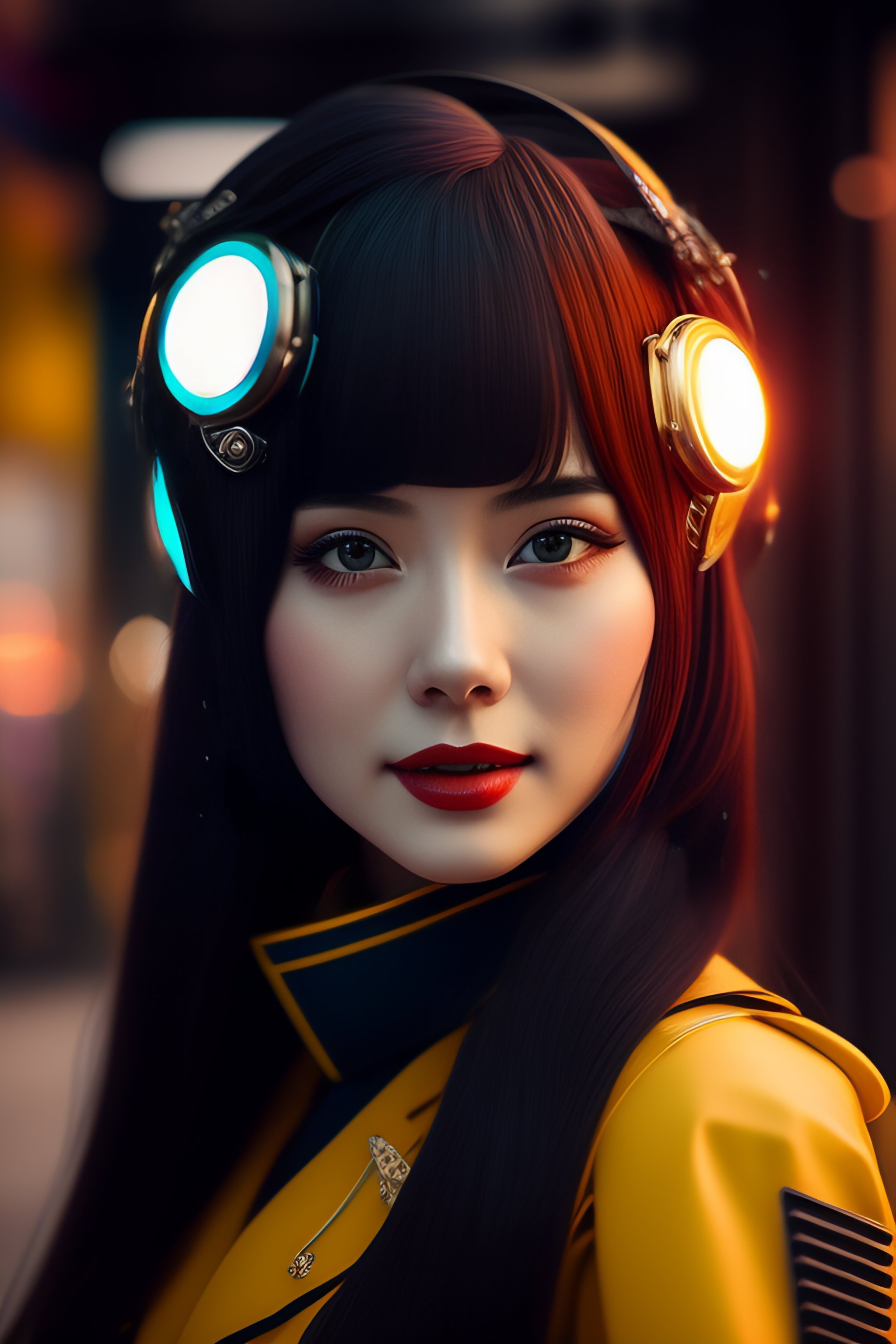 Lexica - Photoreal, cosplay, Cosplayer, cyber punk, Kanna Hashimoto ...