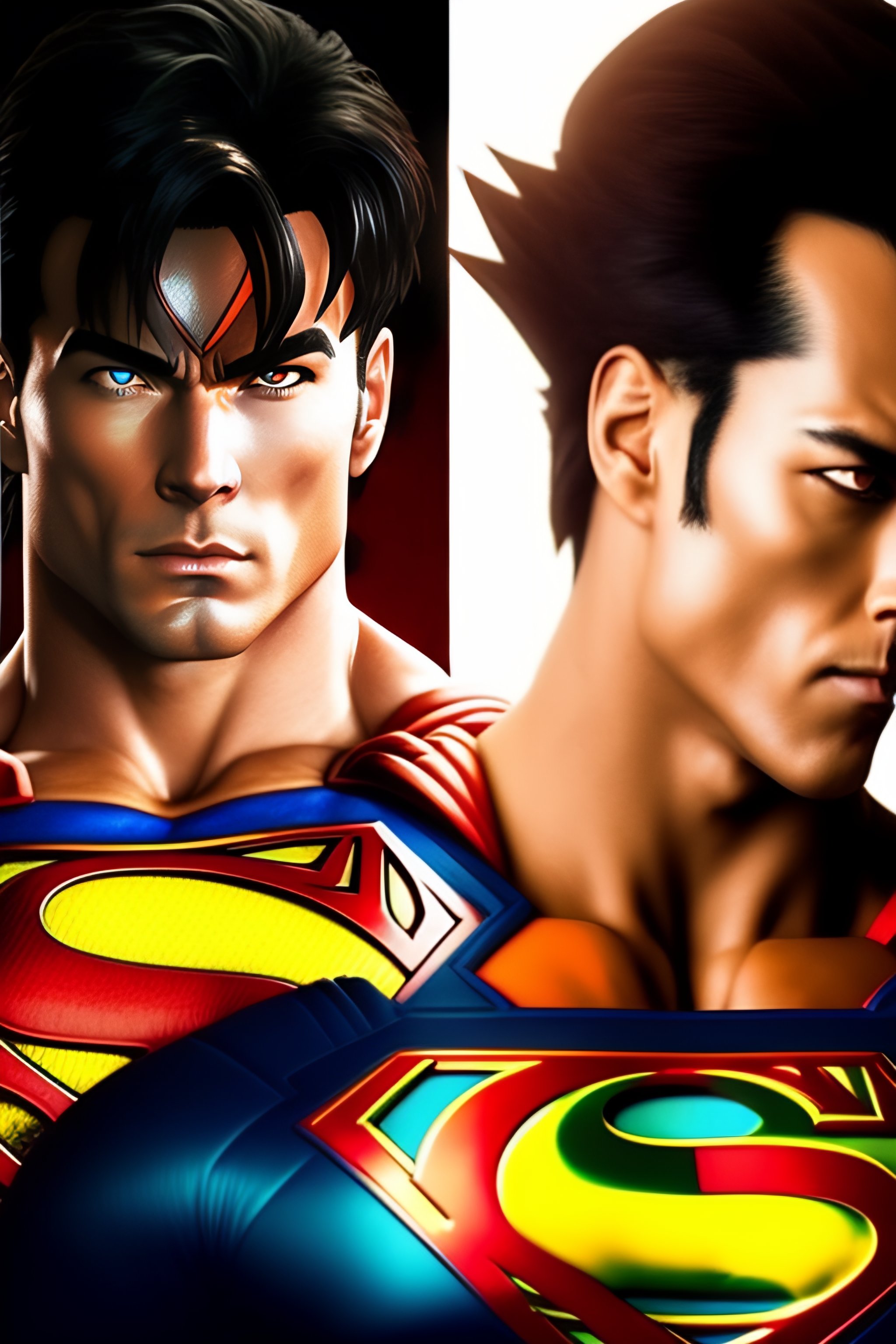 Goku And Superman Vs God