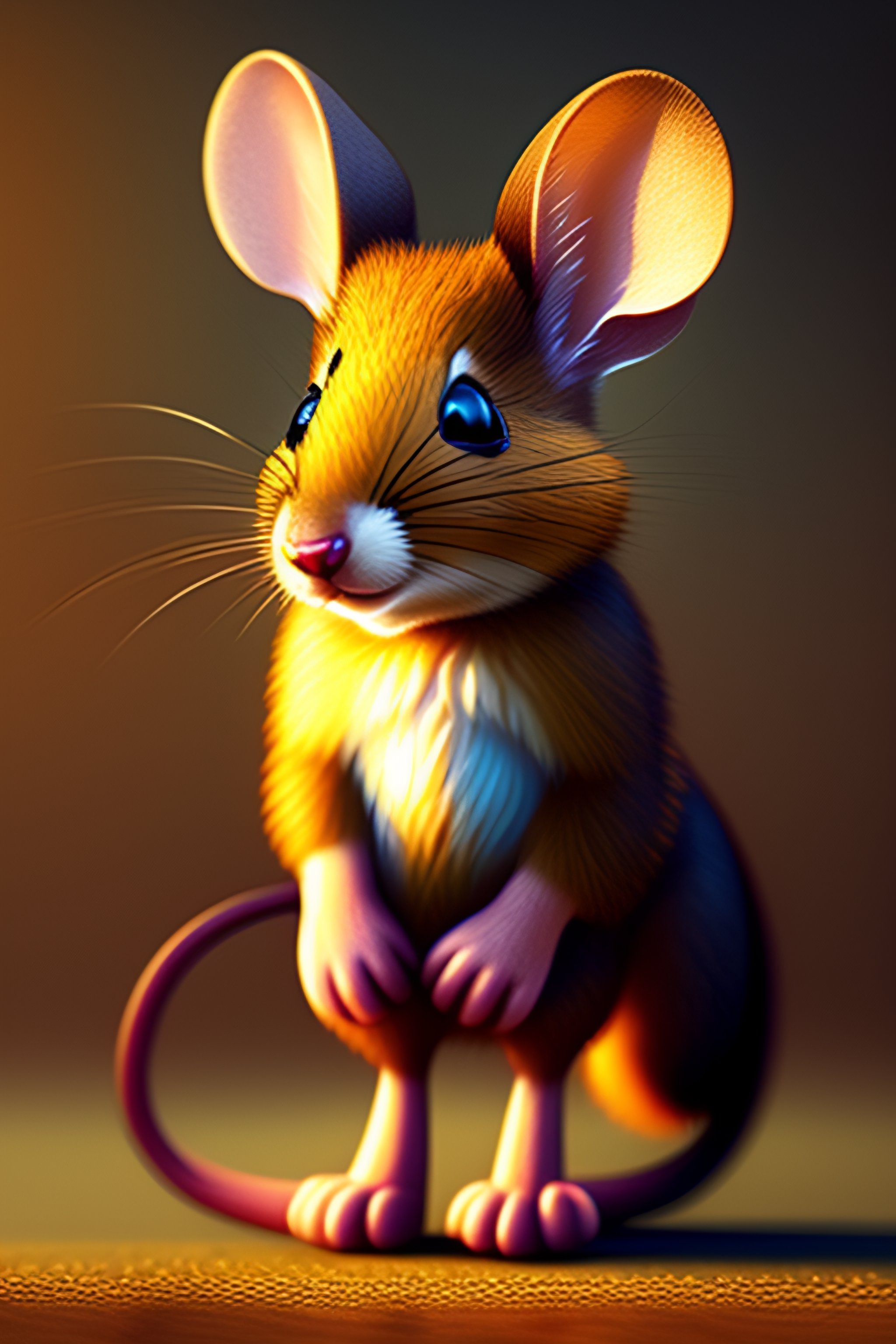 Lexica - A furry mouse with deer legs