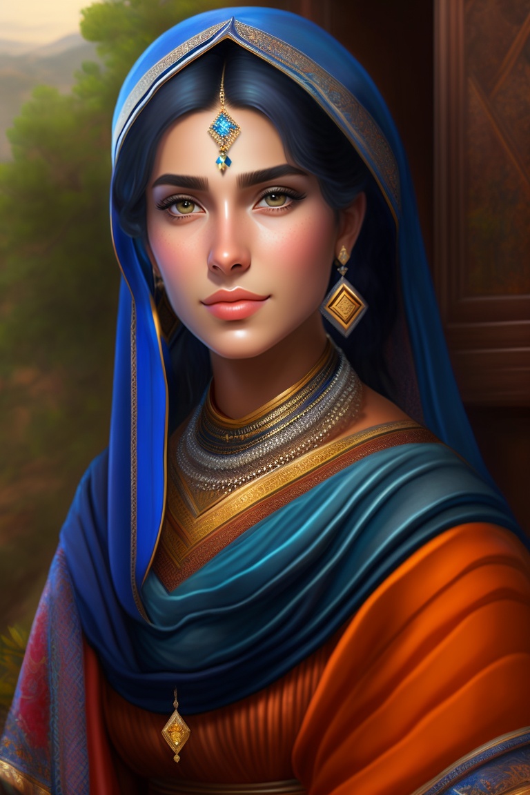 Lexica - Olive-skinned anatolian woman alchemist in ragged traveler's ...