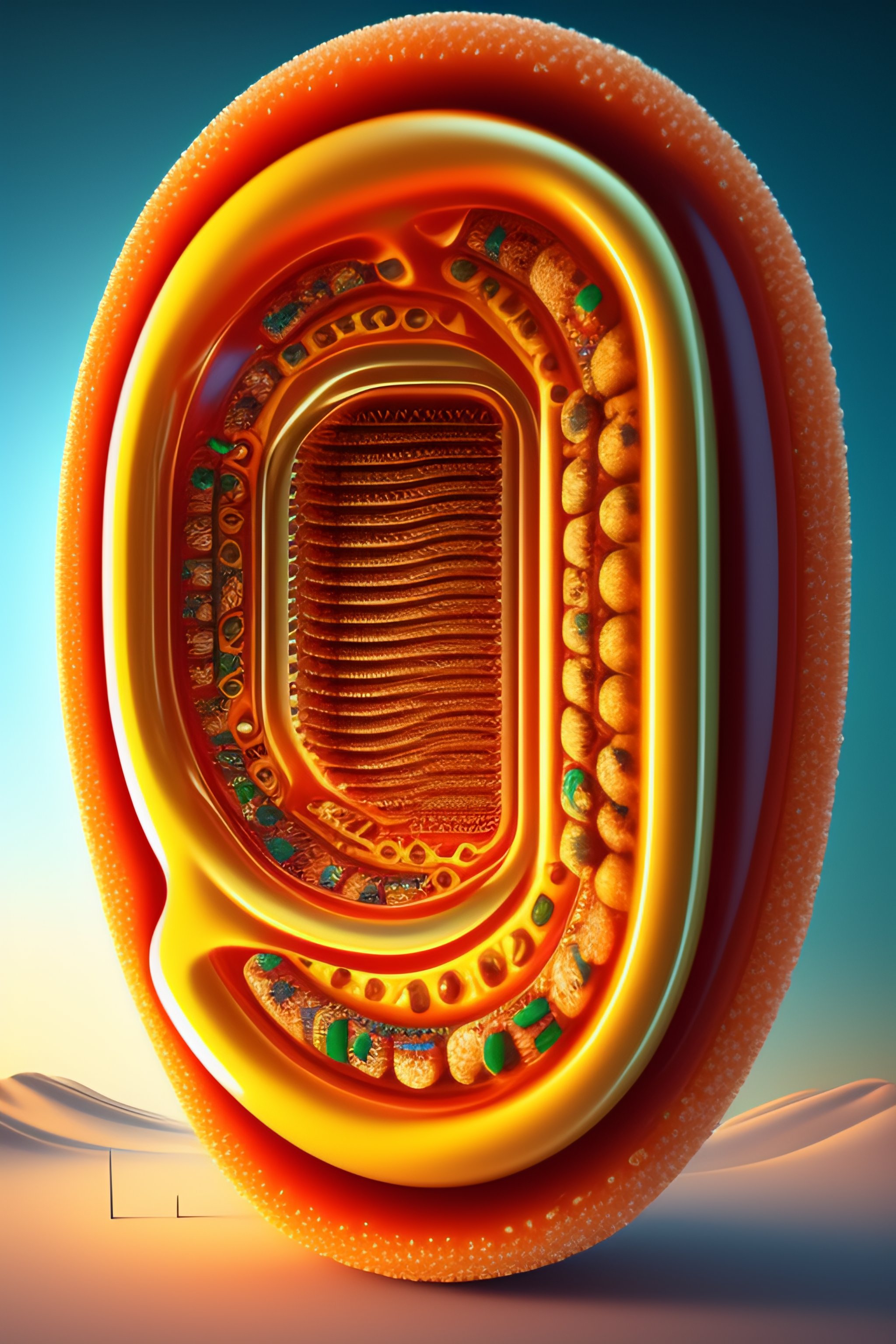 Lexica - Human Mitochondria in cells starving, epic scene, 8k, medical ...