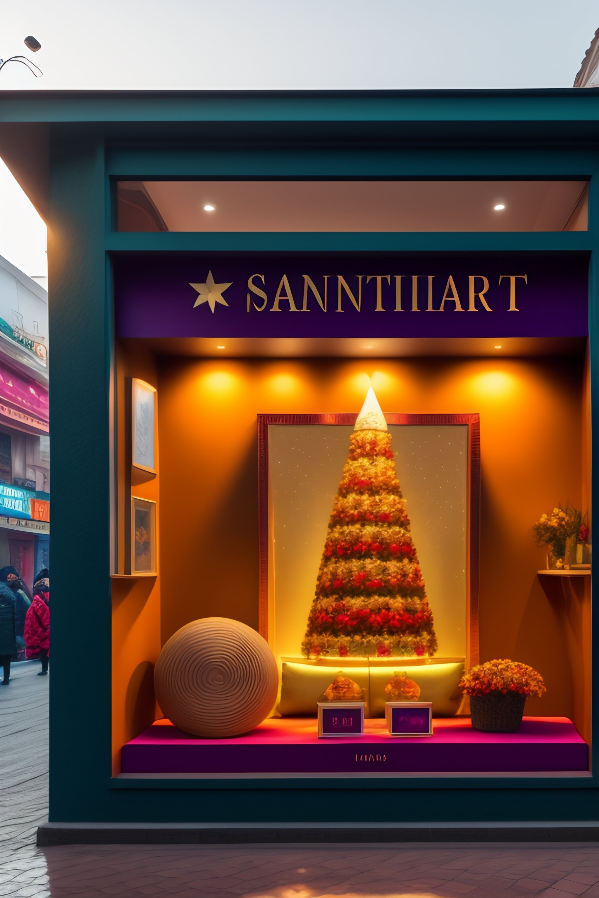 Lexica - Retail window display, Sankranti, new year