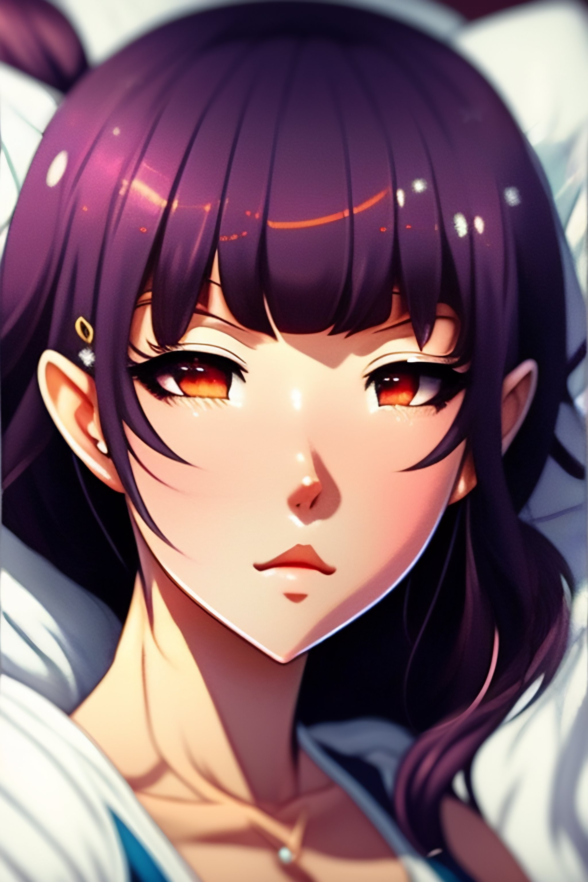 Lexica - Anime of girl, beautiful face, anime, a head shot, face up, in ...