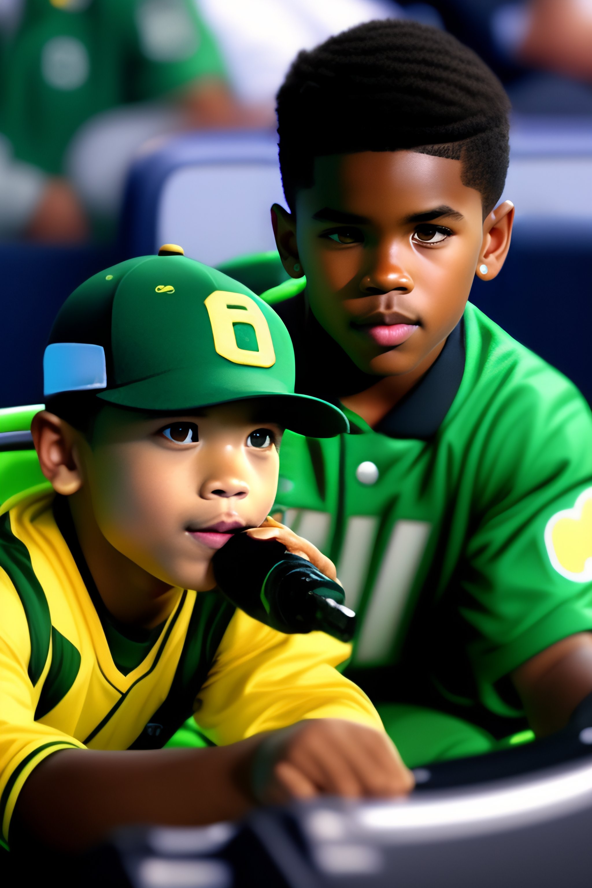 Lexica - A turtle playing a video game with Ben from the cartoon Ben 10