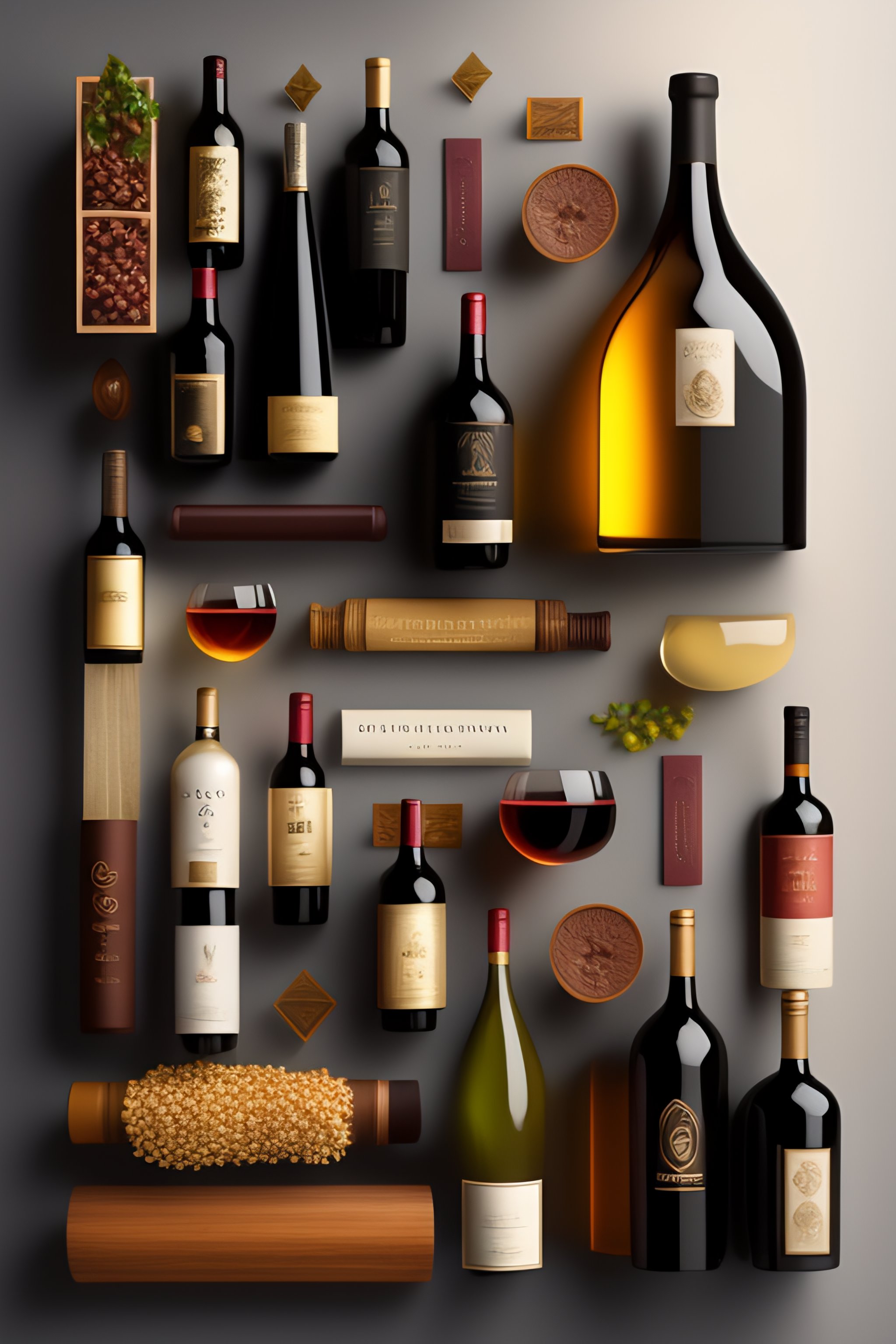 Lexica - Wine aficionado, Costumes and props, Knolling, Knolling layout ...