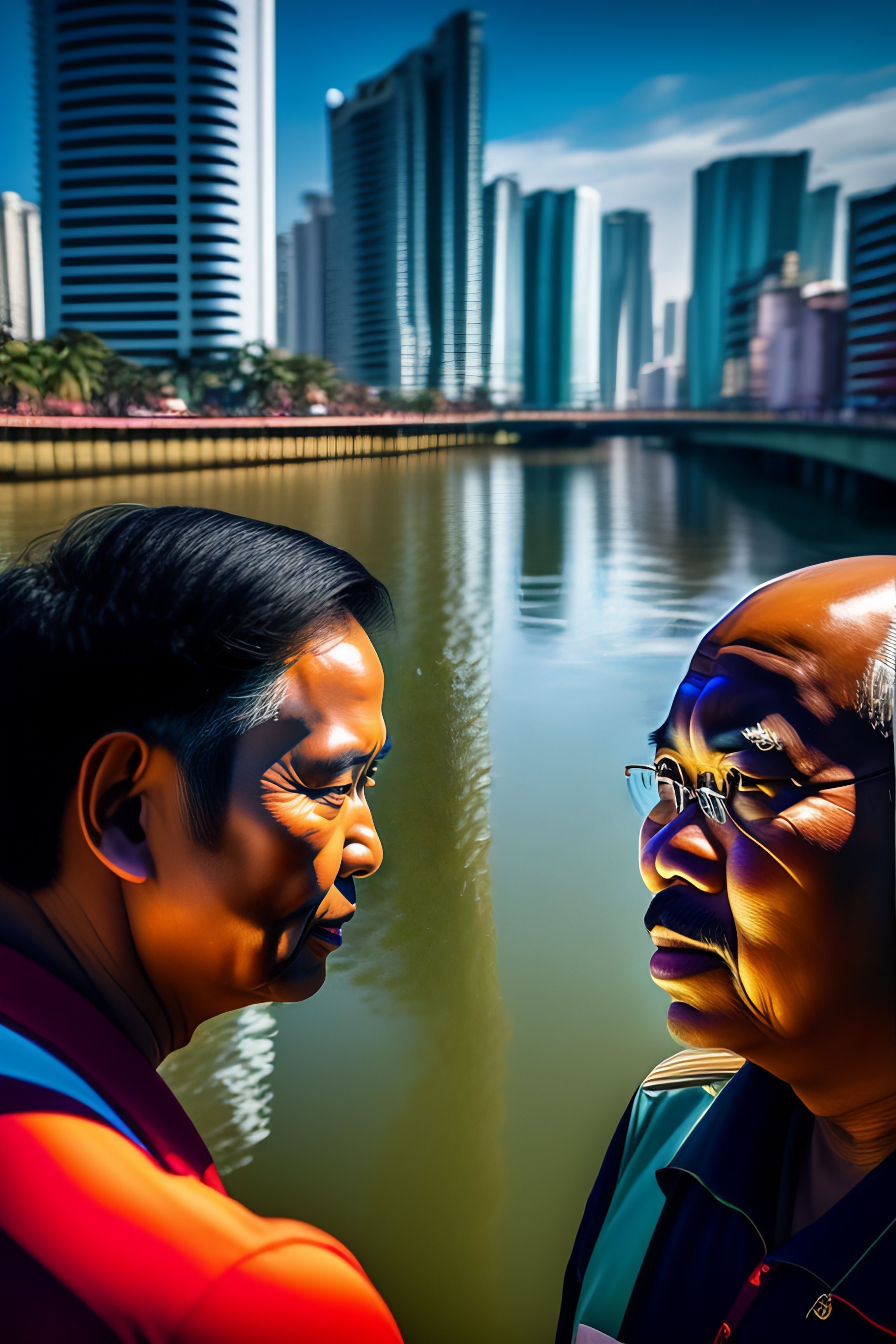 Lexica - Hyper realism photo of Pasig River in Manila, Philippines ...