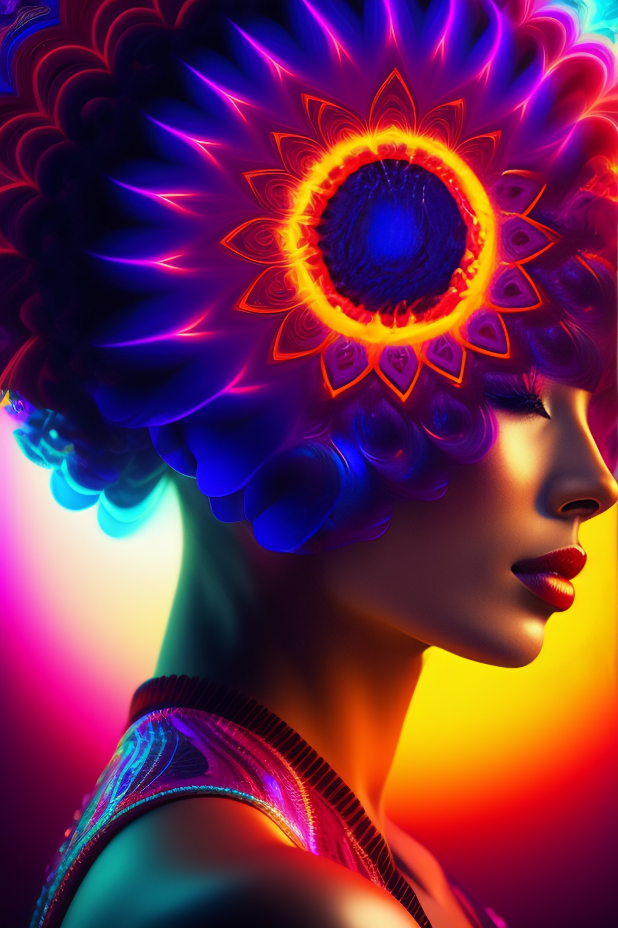 Lexica - Dance, psy trance, psychedelic, high, lightkey, ultra realistic 4k