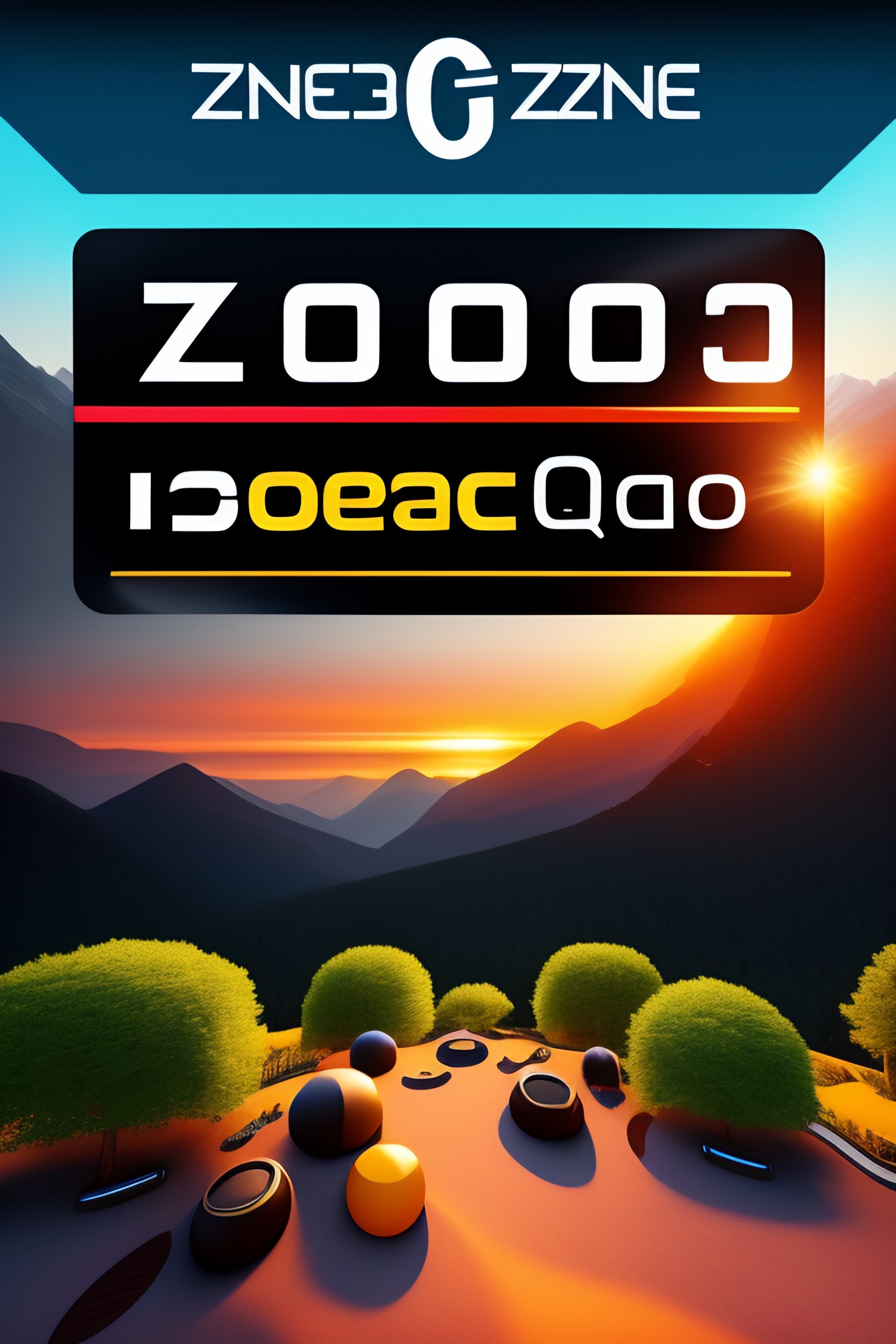 Lexica - Create a logo for the company "Zone 360", which manages a playground including a laser ...