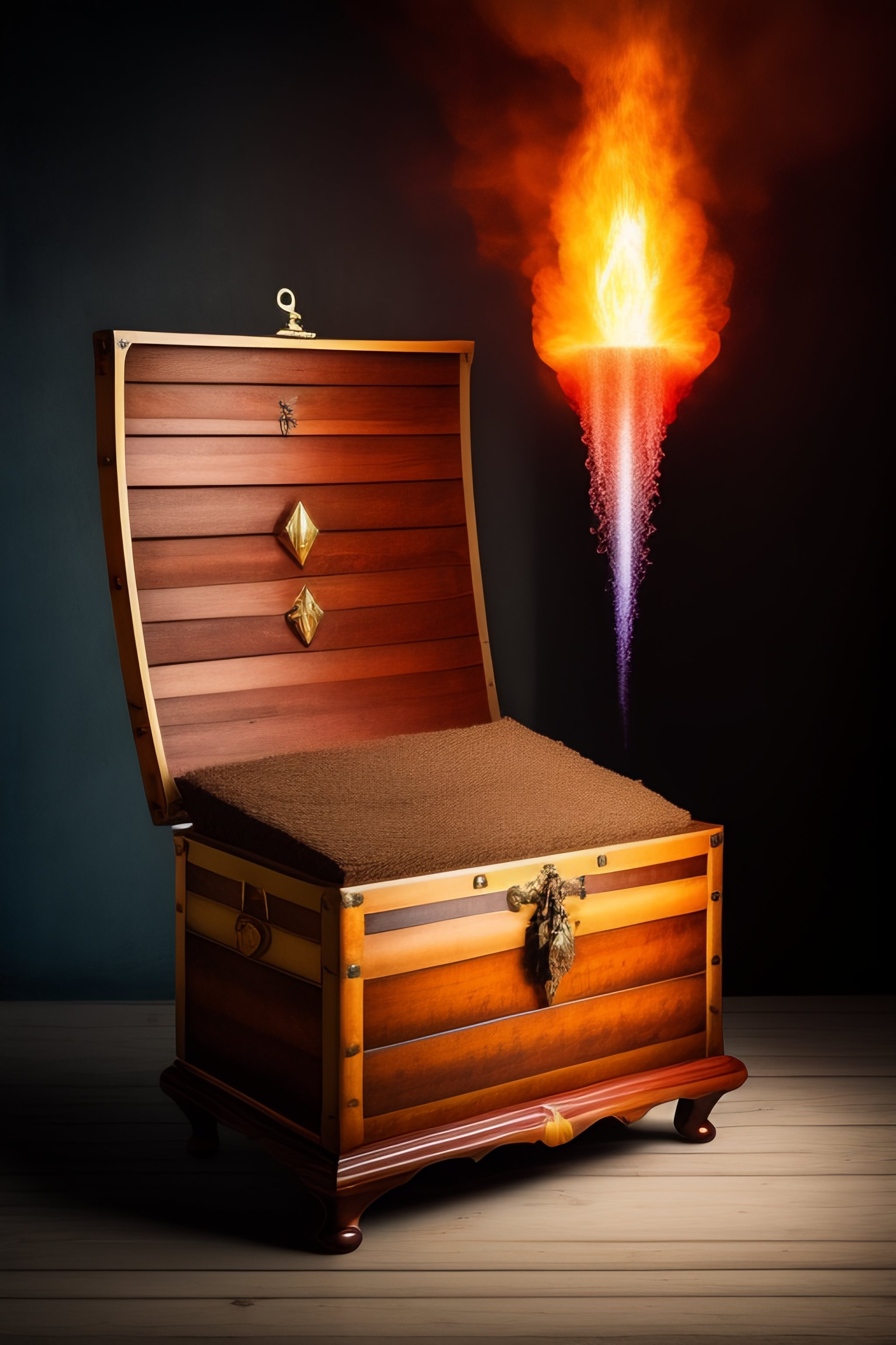 Lexica - Surreal dreams exploding out of an old wooden chest