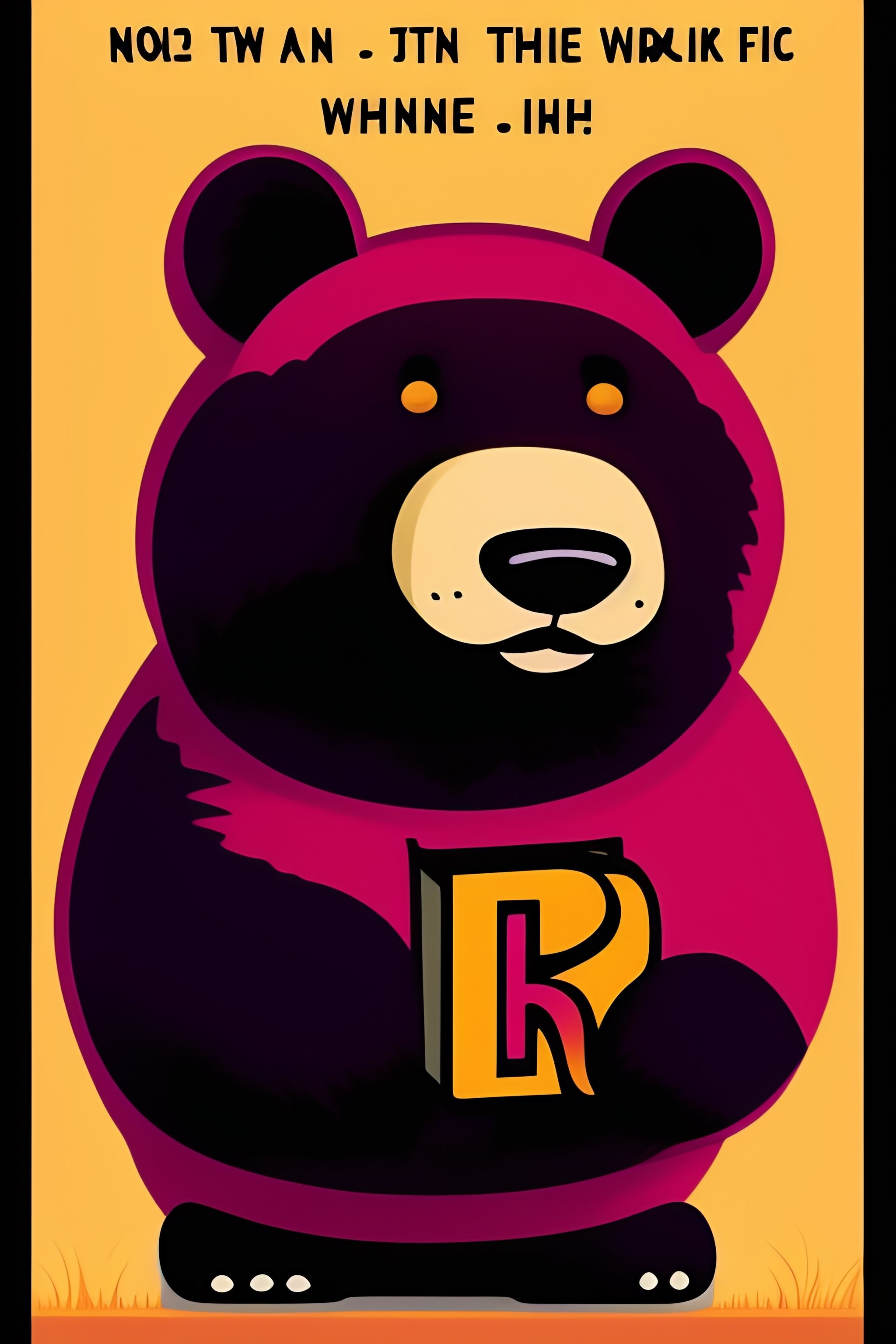 College Dropout Bear Wallpaper