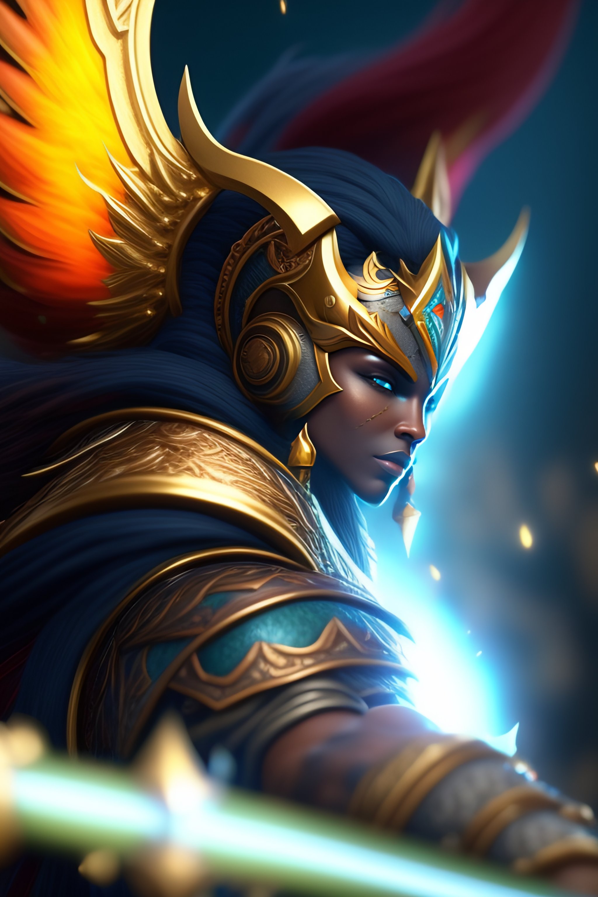 Lexica - Thunderfury blessed blade of the windseeker, rendered in Unity