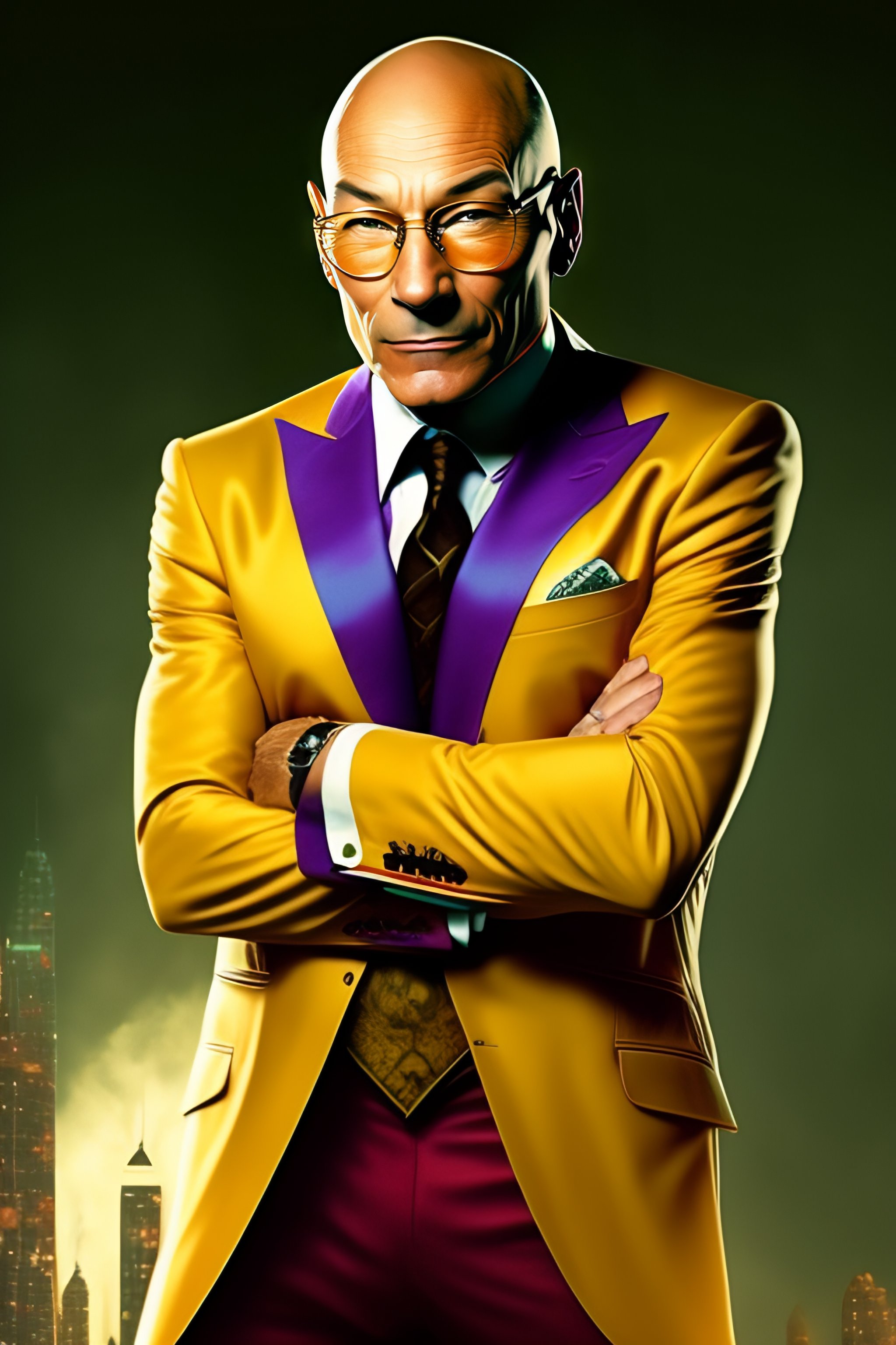 Lexica - Patrick Stewart as Spider Jerusalem from Transmetropolitan.