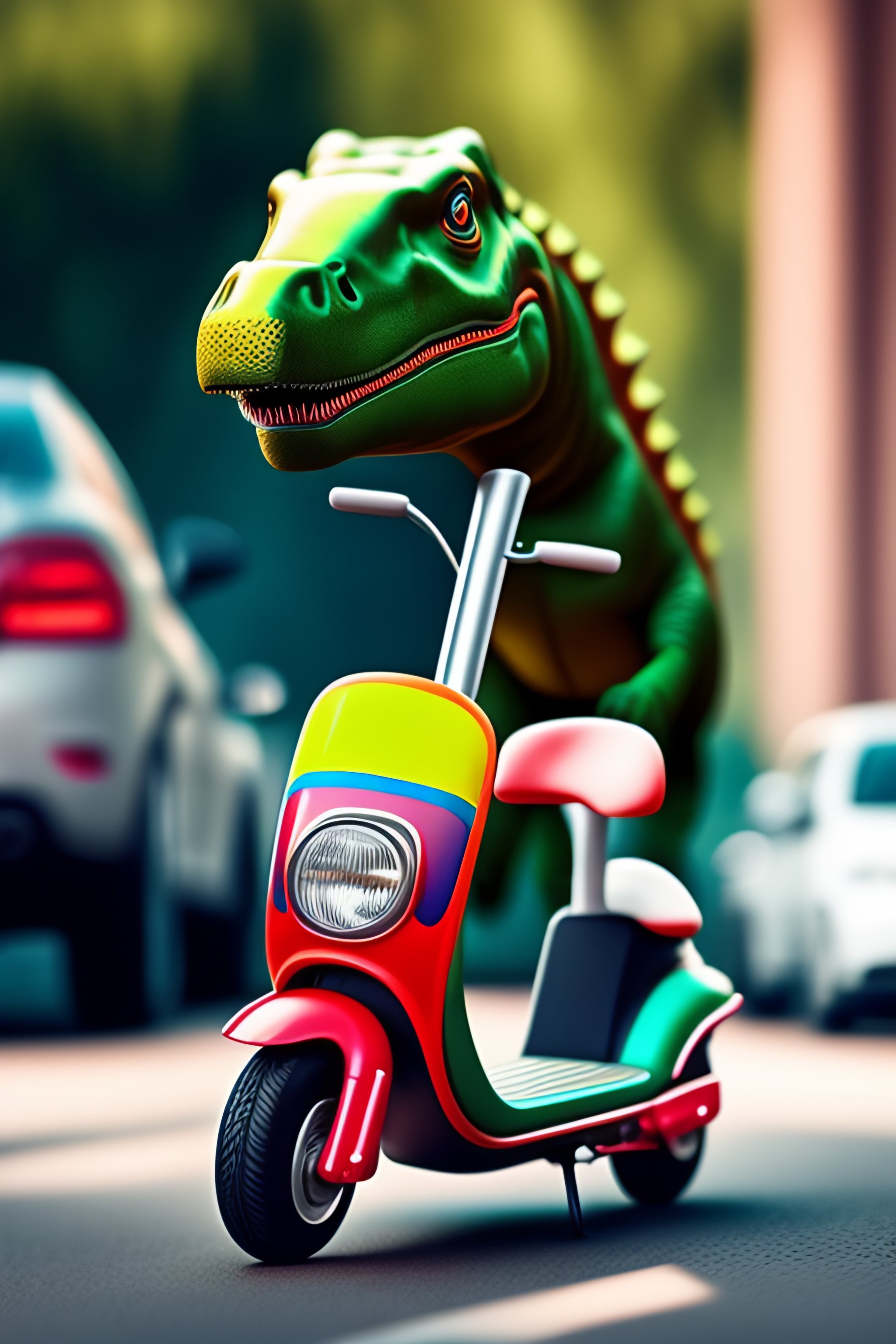 Lexica - Dinosaur kick scooter