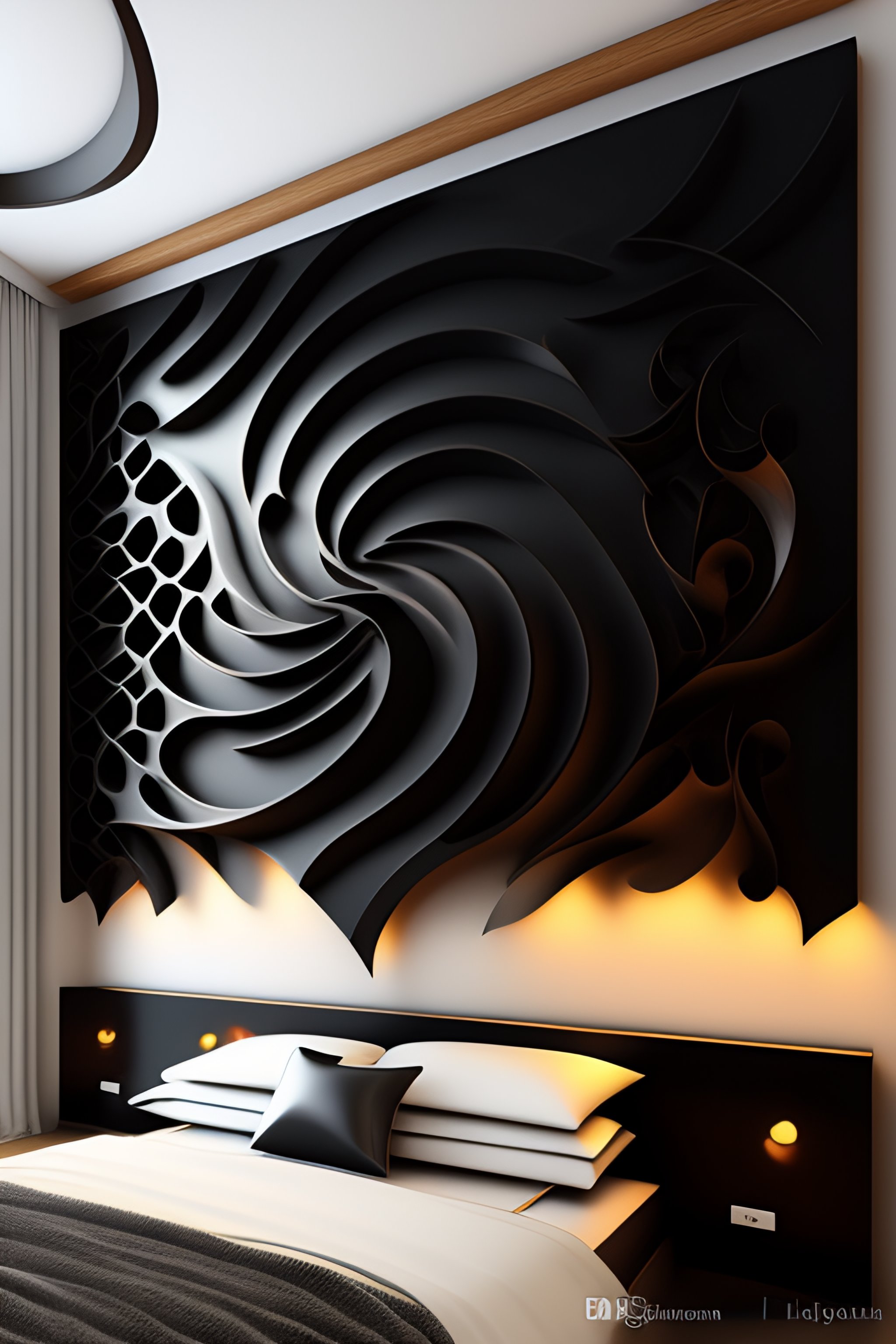 Lexica - Gothic 3d abstract wall art