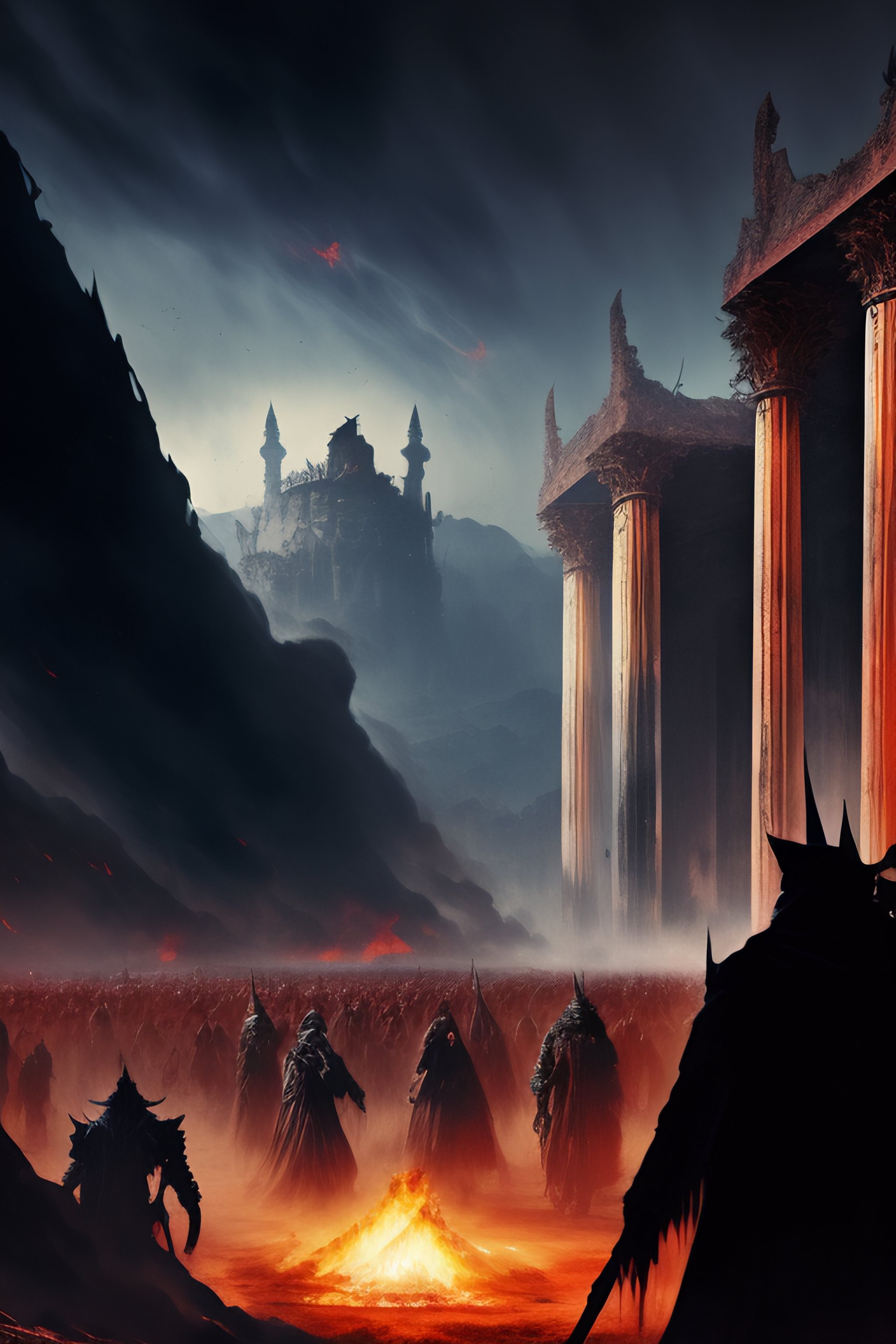 Lexica - A dark and sinister Hell, inspired by the descriptions of Hell ...