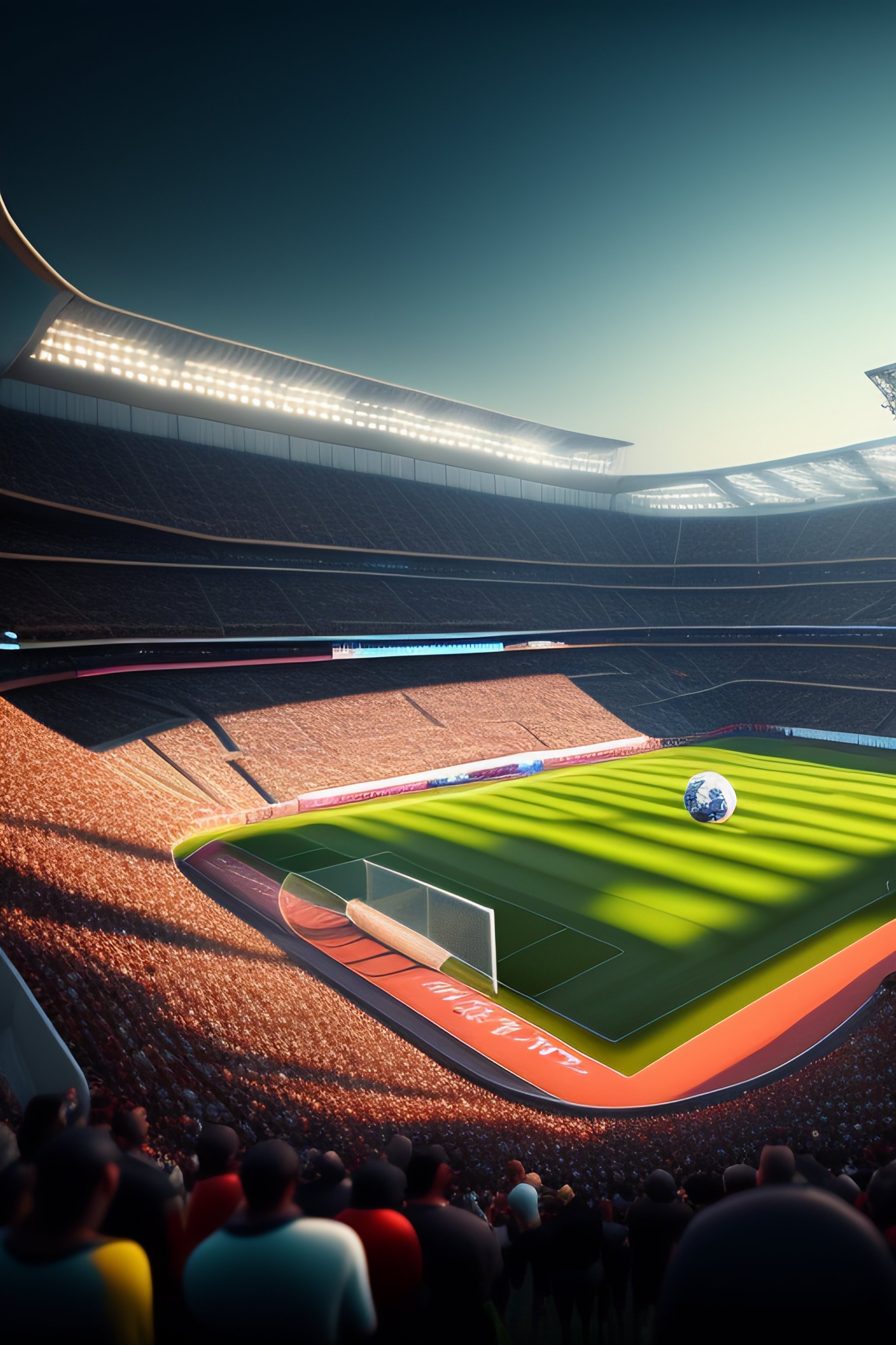 Lexica - 8k shot of c-ronaldo ina stadium