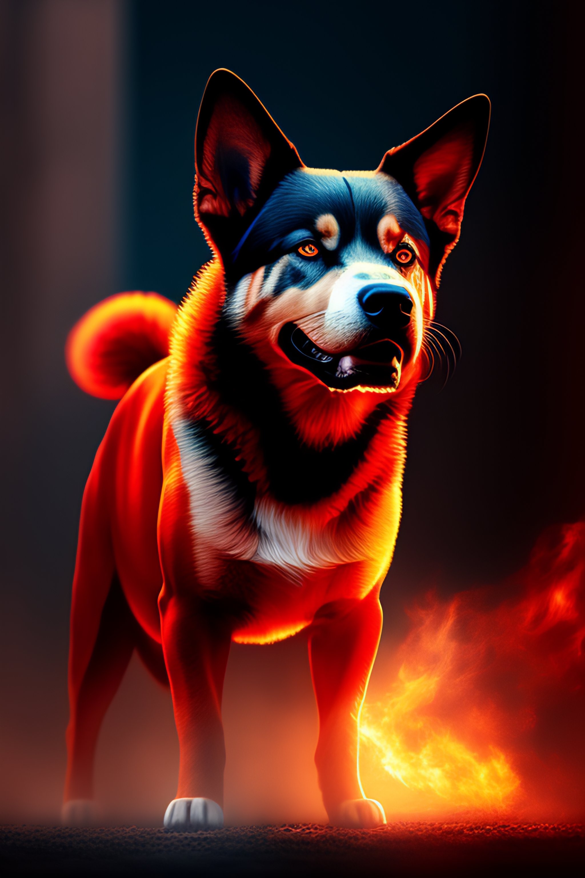 Lexica - A helldog named léon, ferocious and brave . He has a knife in ...