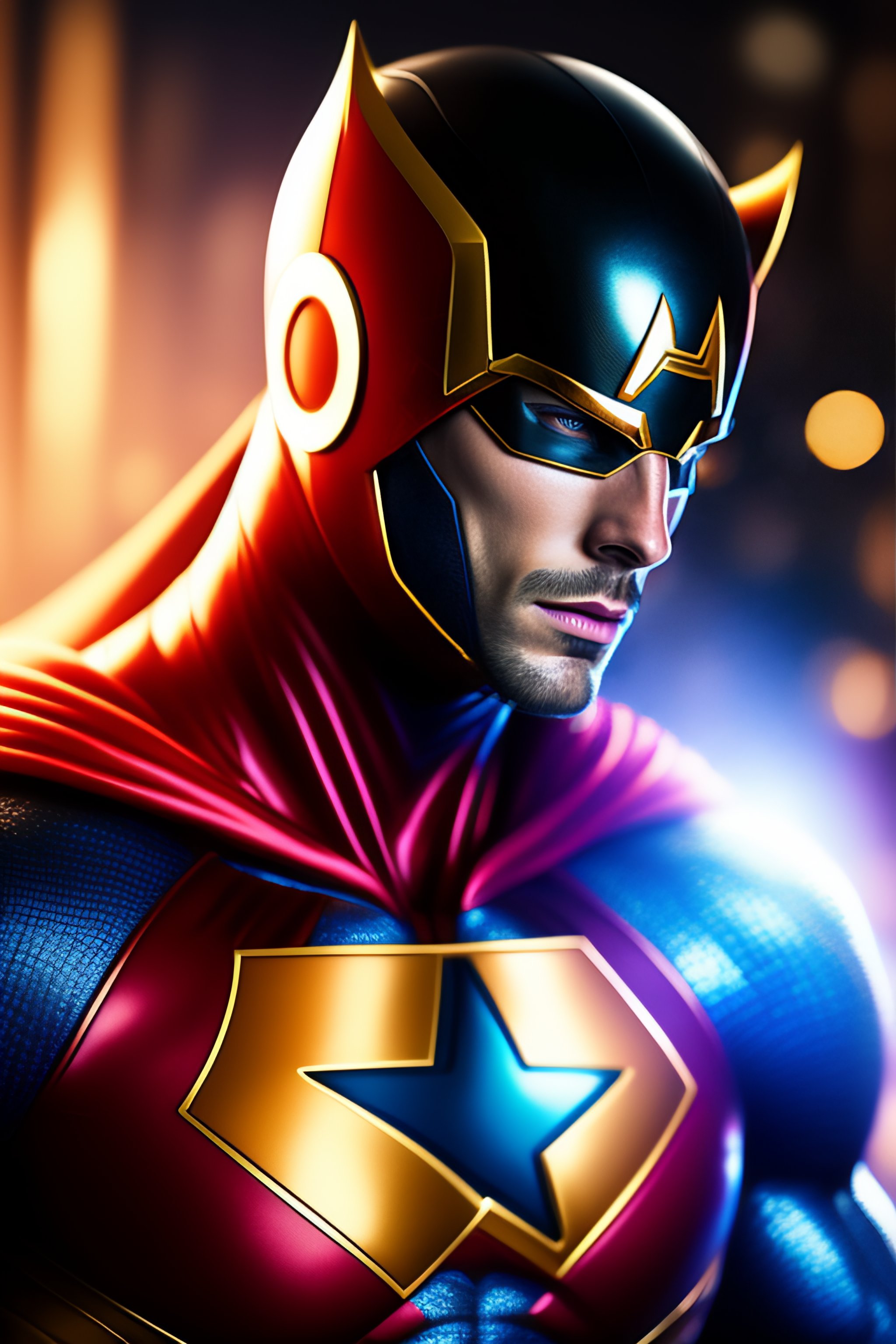 Lexica - New superhero Marvel, guy, man, dslr, high quality, 2d