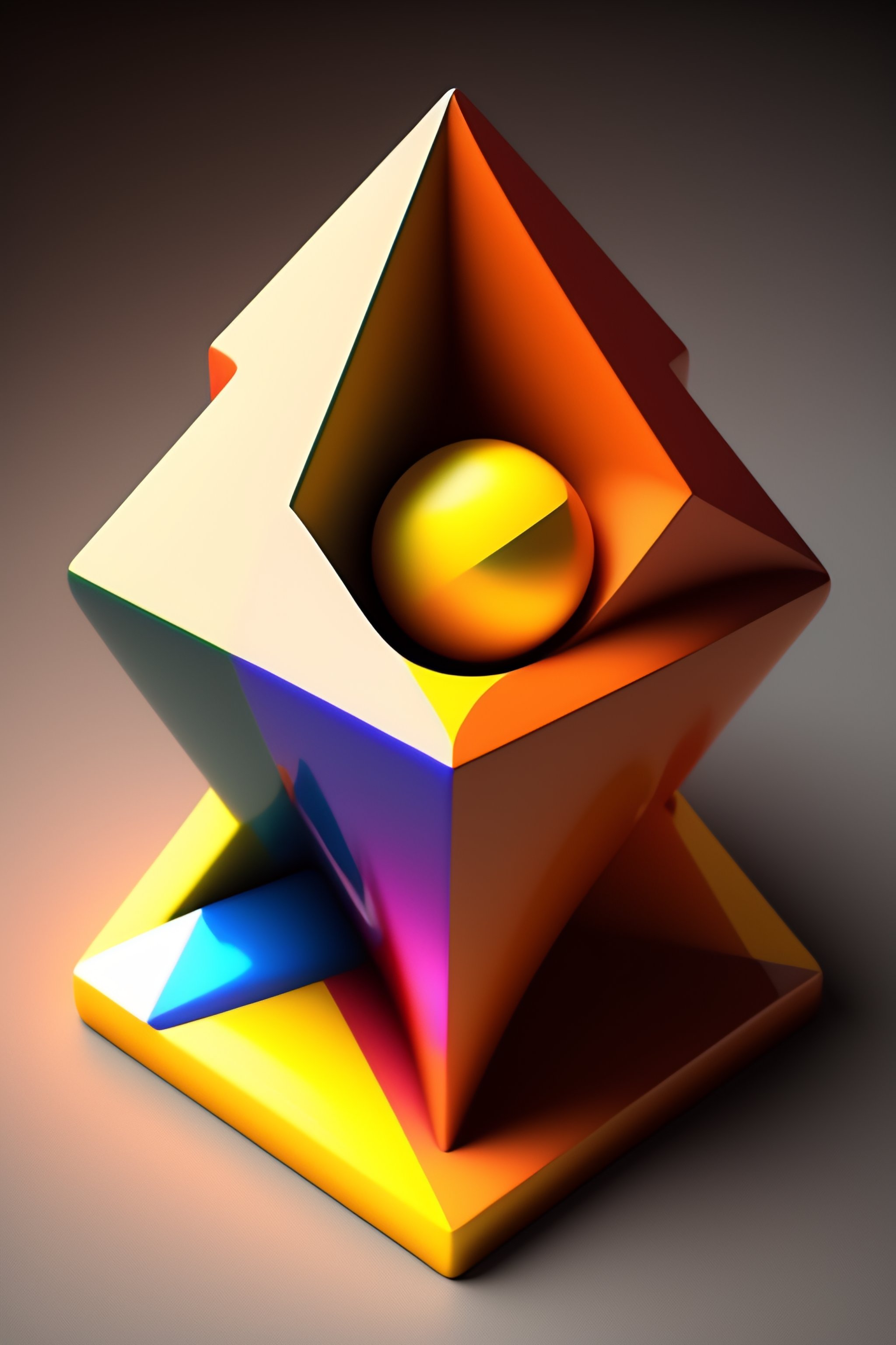 Lexica - Geometric 3d shapes