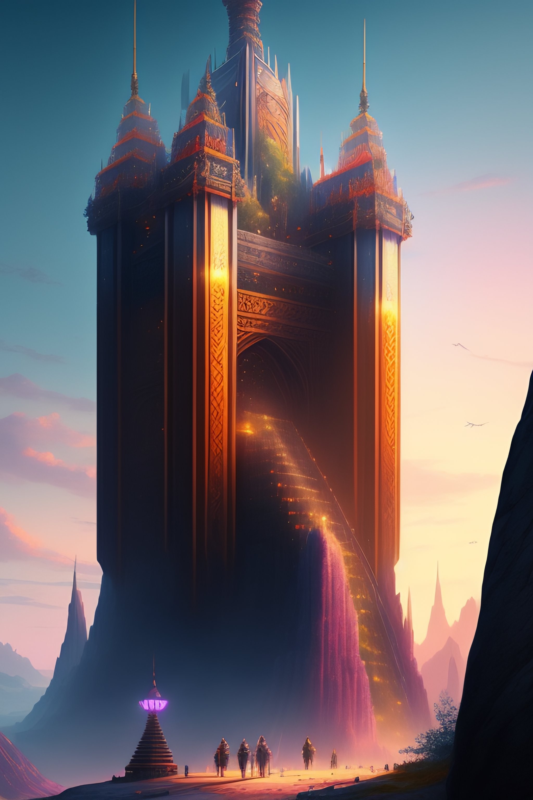 Lexica - A digital Illustration of the Babel tower, 4k, detailed ...