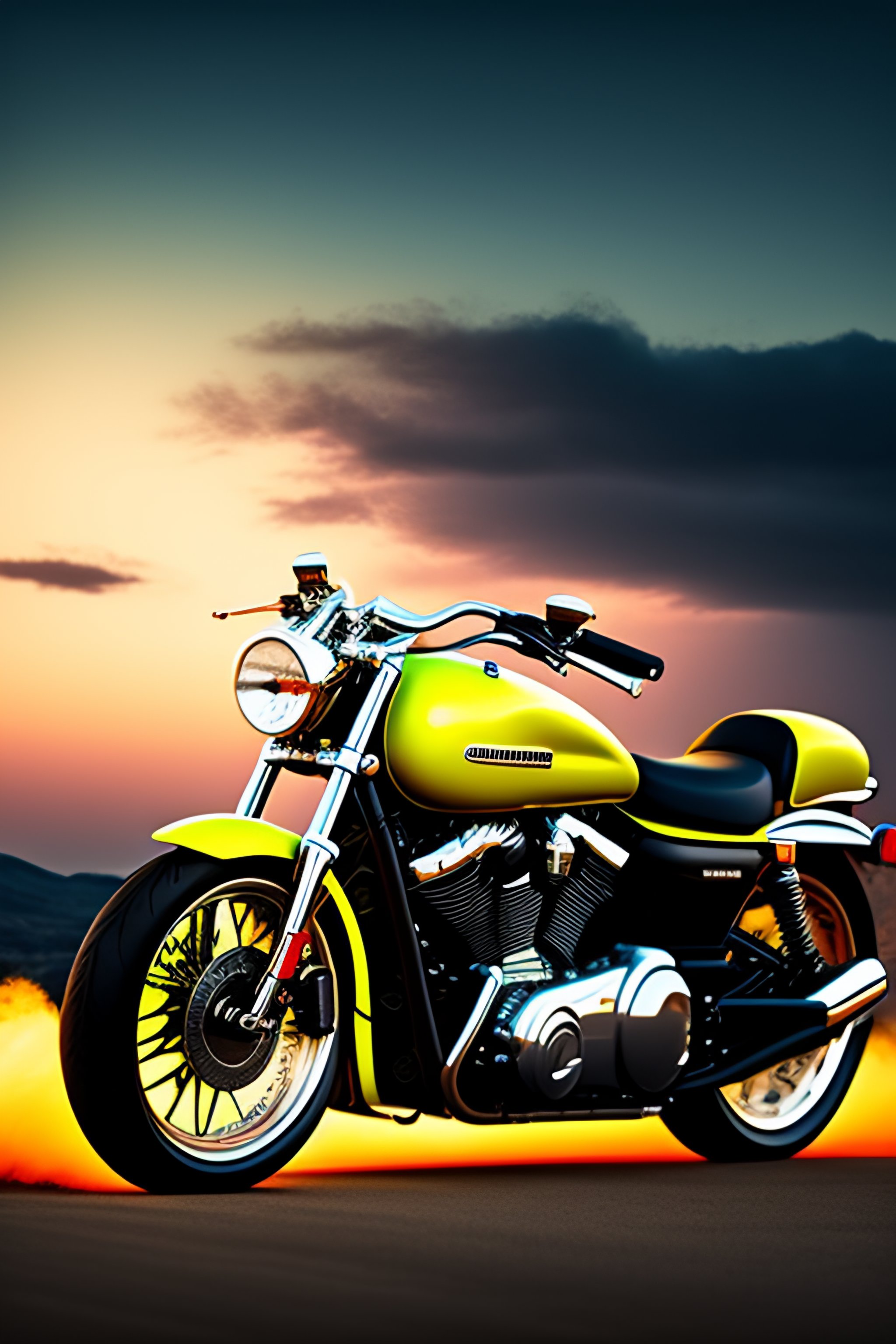 Lexica - Motorcycle ridden by hulk hogan