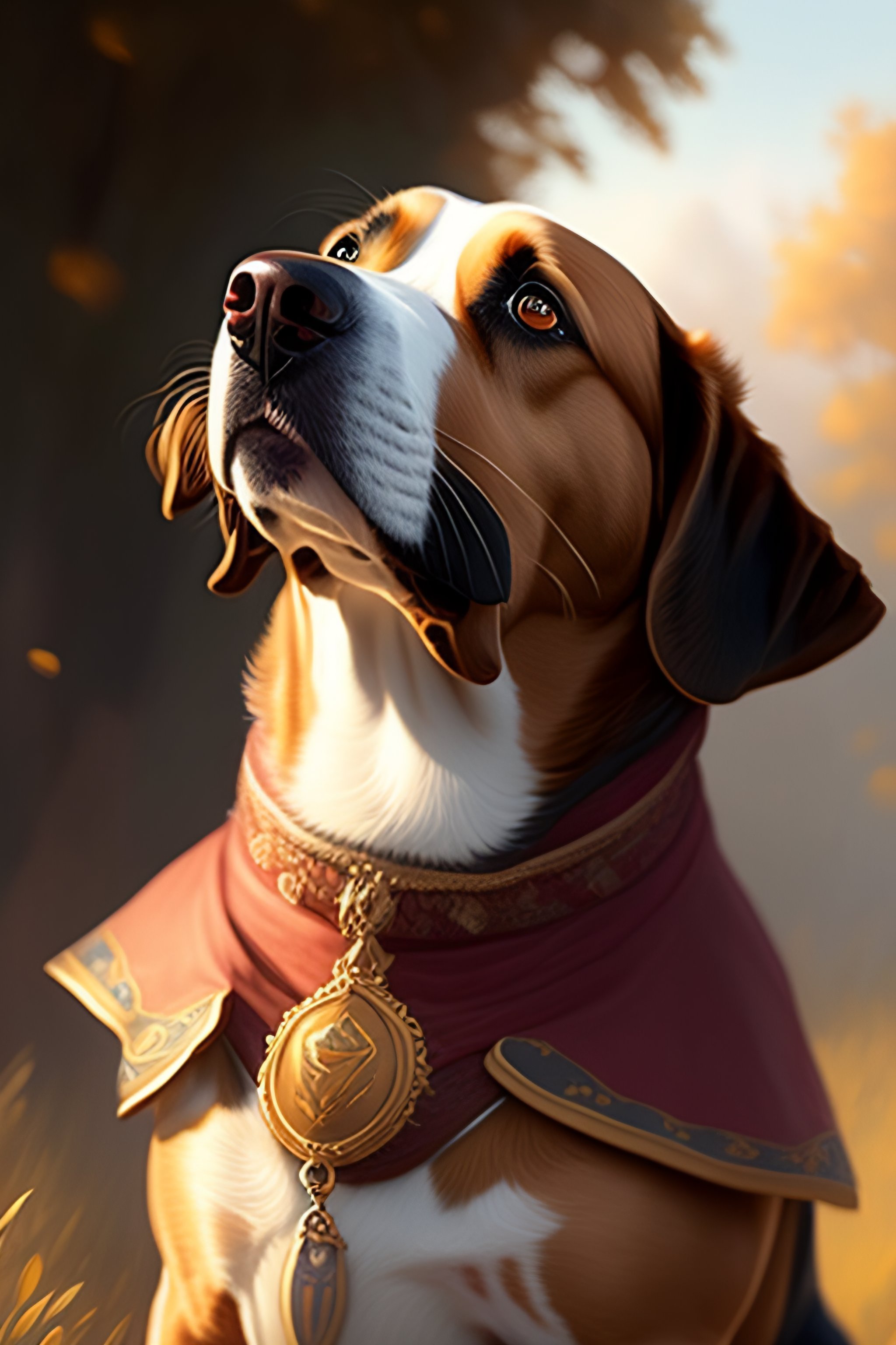 Lexica - A detailed portrait of dog giving thumbs up illustrator, by ...