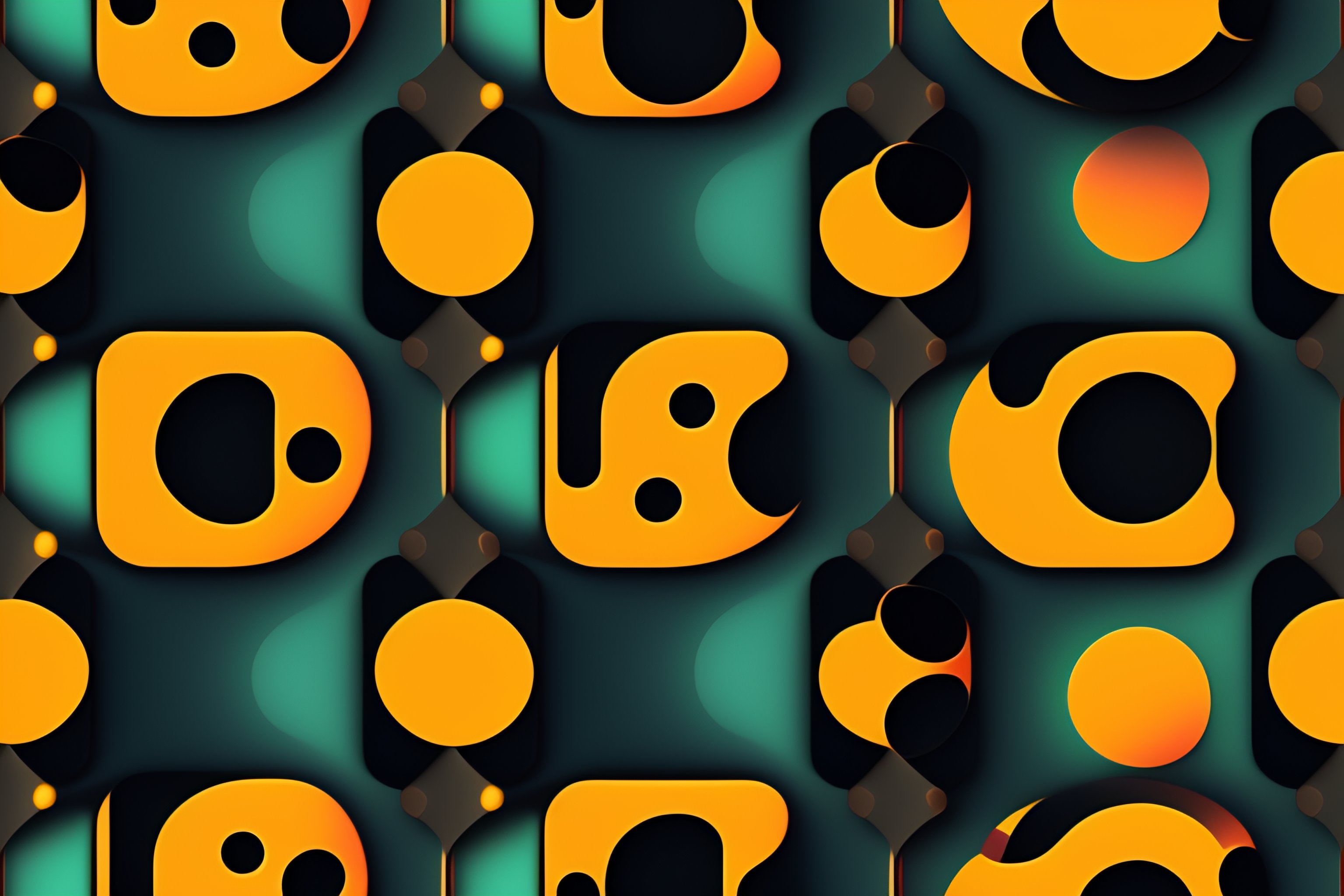 Lexica - 2d flat wallpaper pattern, neural network, circuit, high ...
