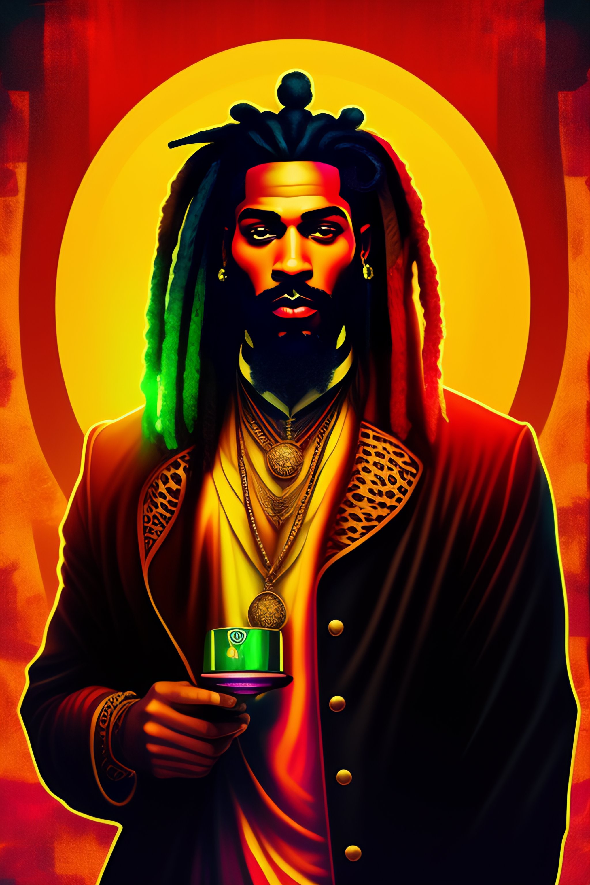 Lexica - An anthropomorphic handsome rasta man borderlands 3 psycho ...