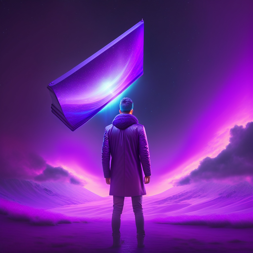 lexica-a-guy-holding-a-book-in-his-hand-from-where-strange-purple