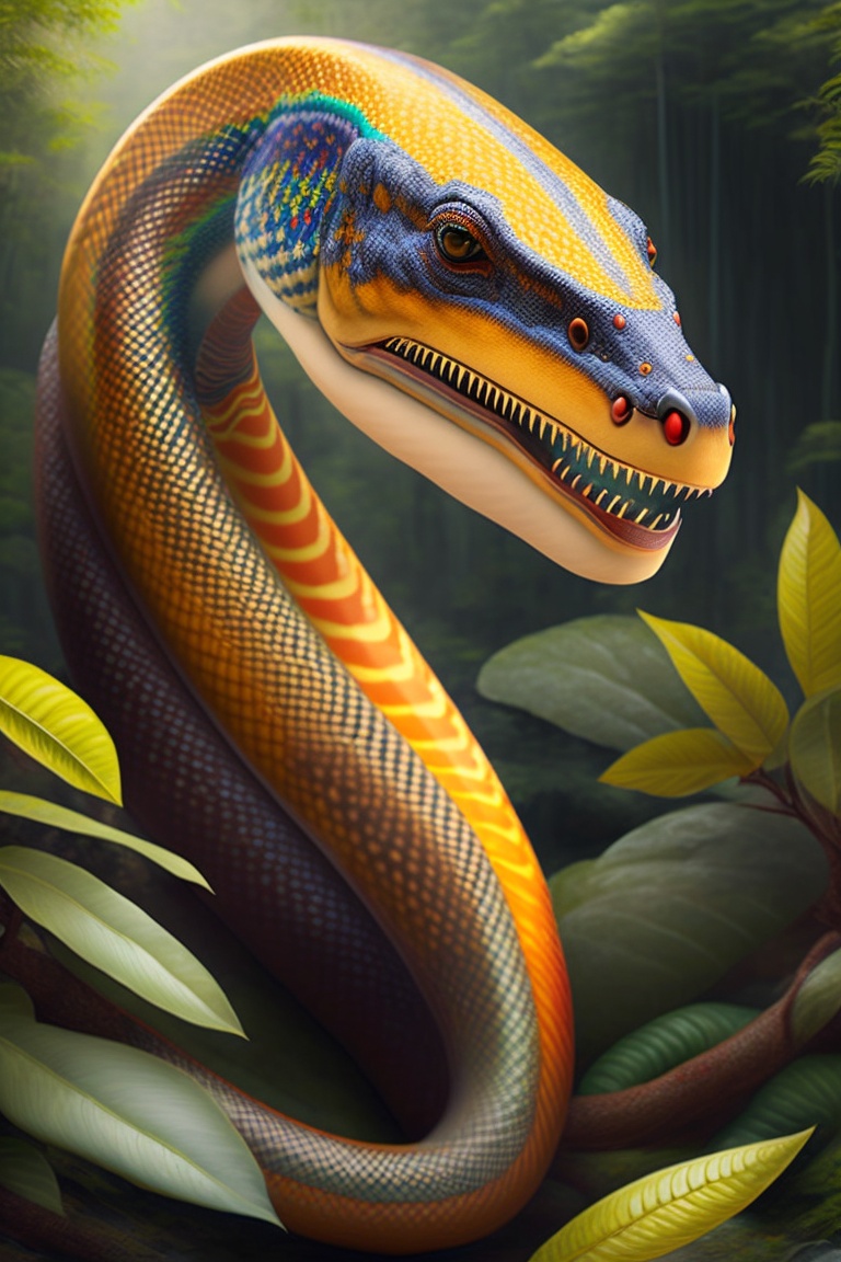 Lexica - In the dense forests of the Amazon, there was a giant serpent ...