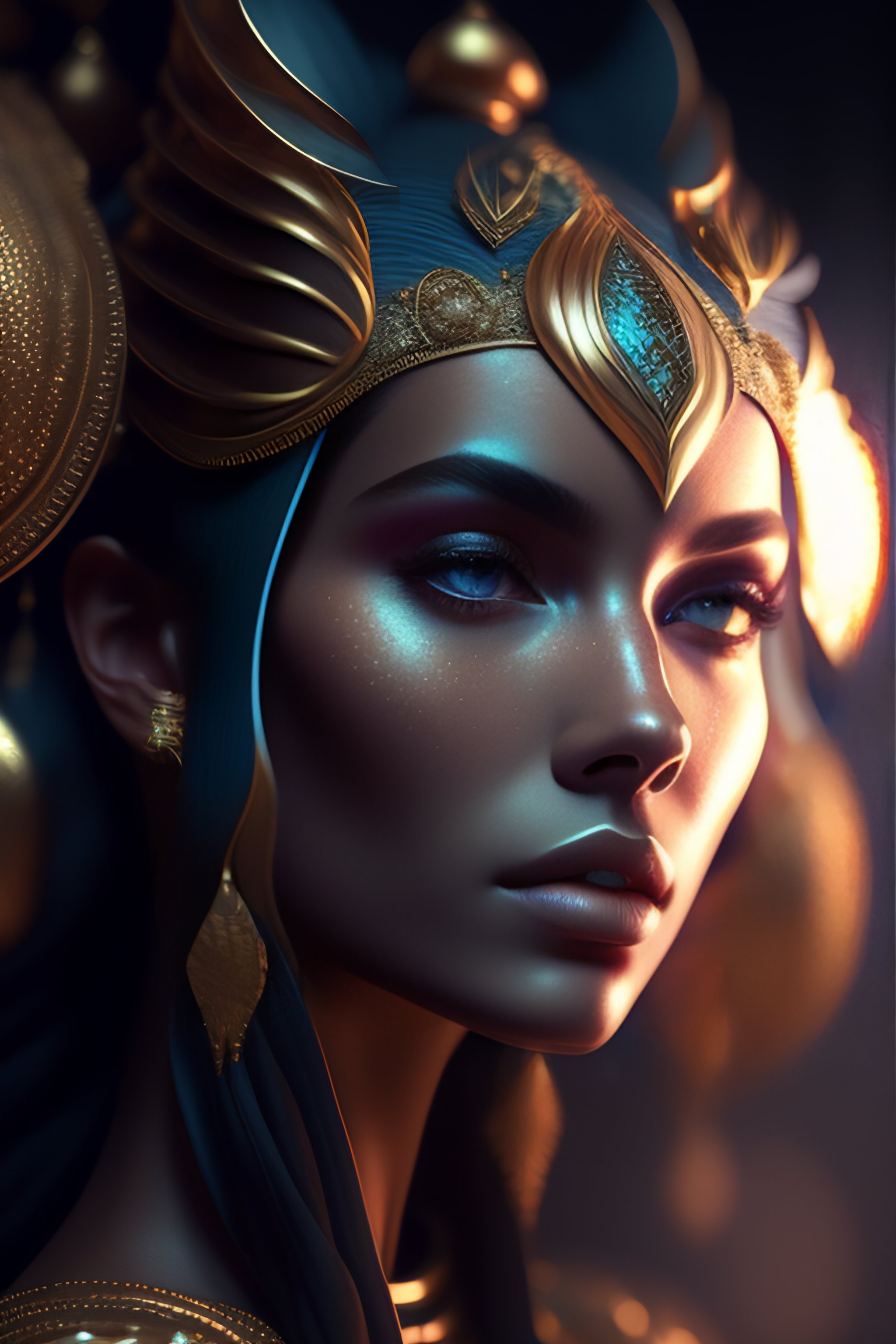 Lexica - Hyper detailed ultra sharp full length of a beautiful Lux from ...