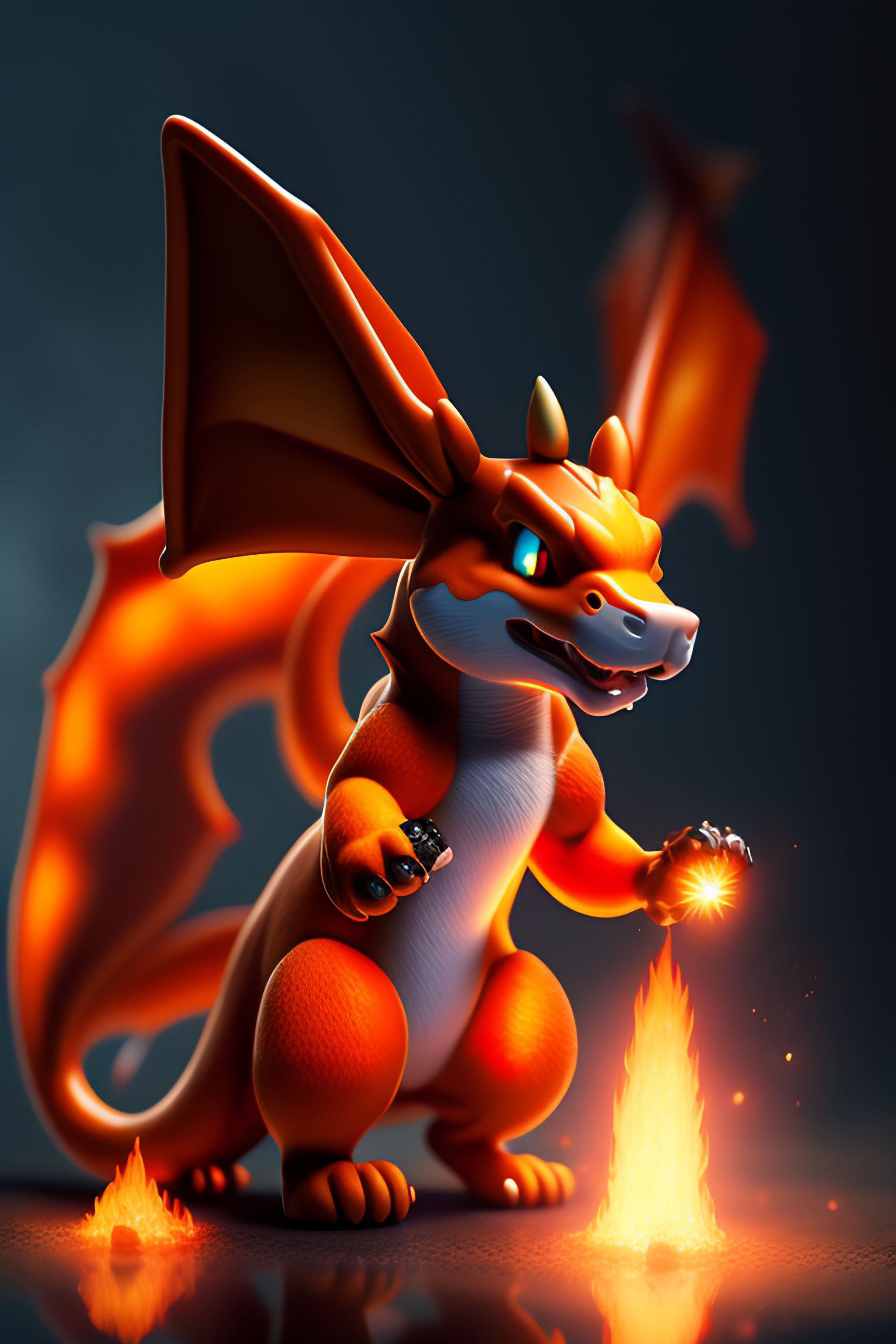 Lexica - Charizard in real life