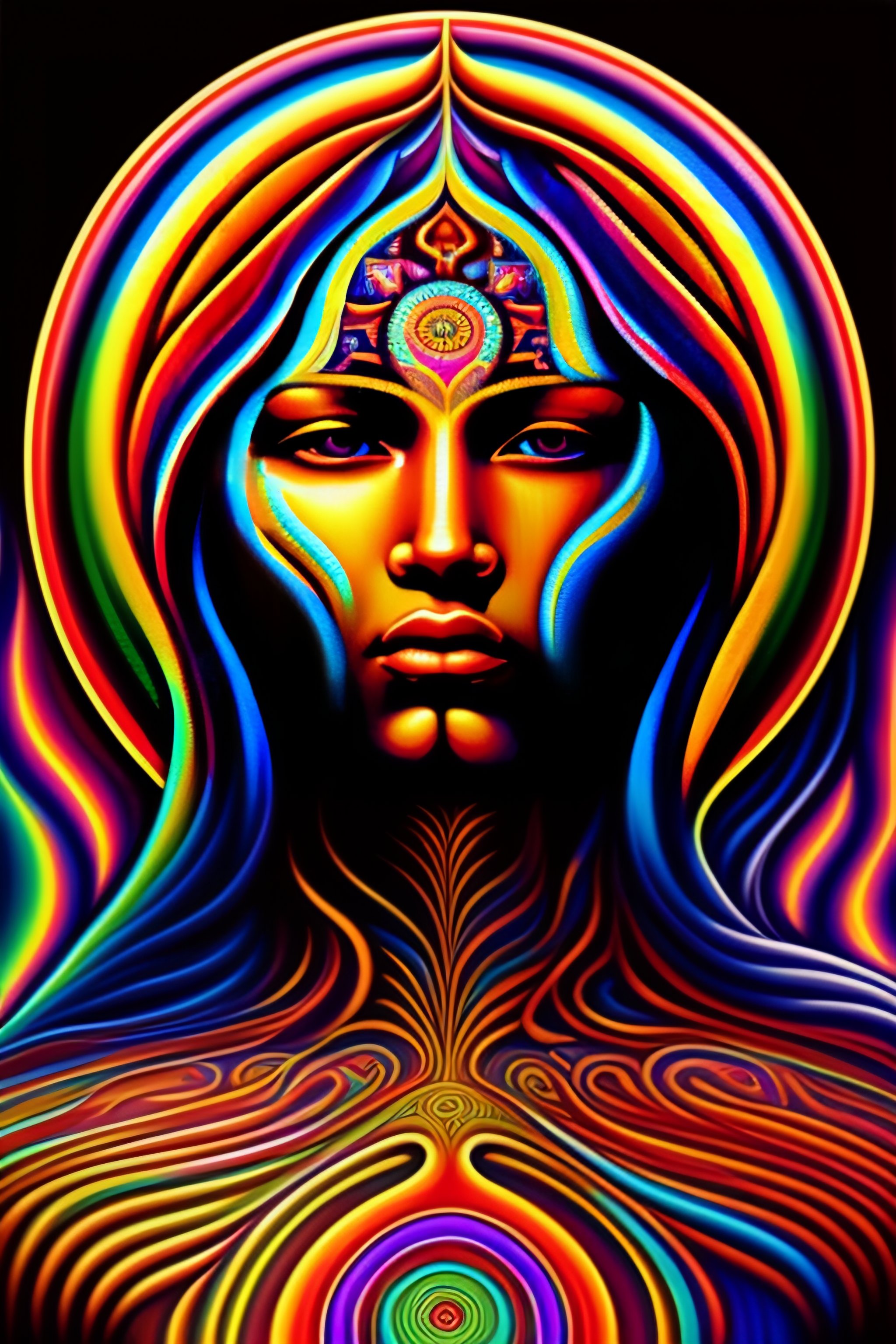 Lexica - Wood spirit alex grey psychedelic