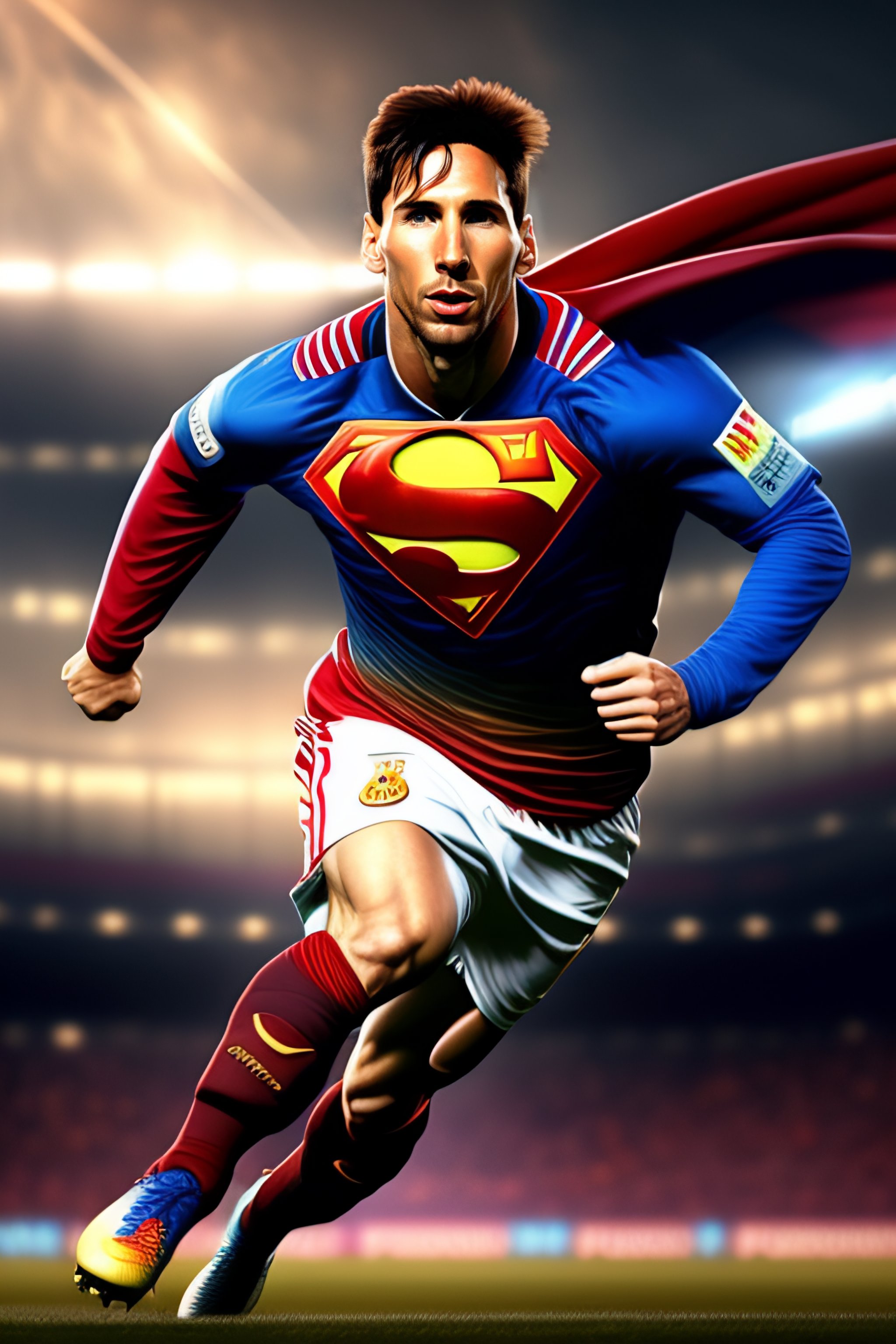 Lexica - Realistic Messi Superman