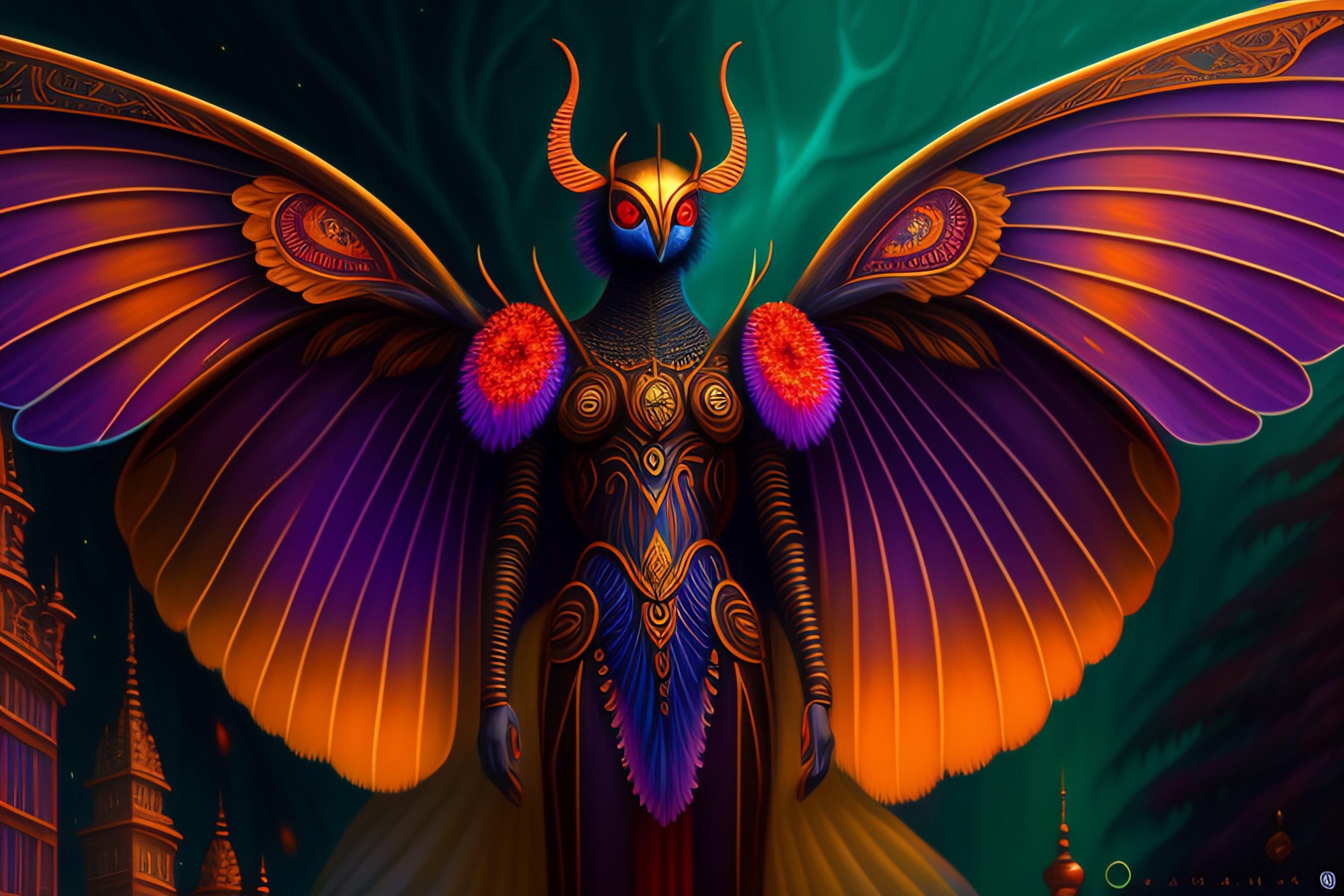 Lexica - Mothman by casey weldon, olga kvasha, miho hirano ...