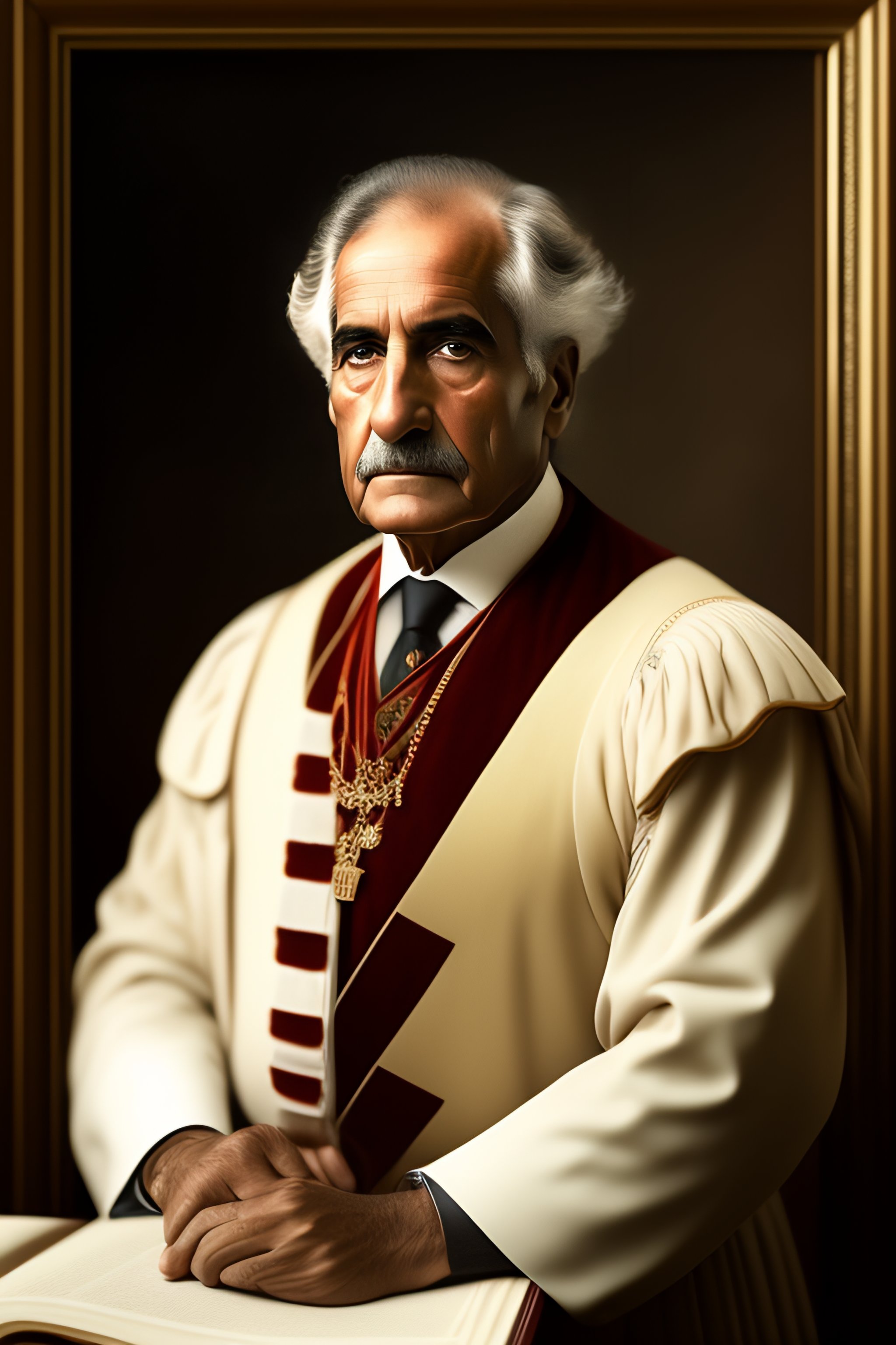 Lexica - Portrait of a old portuguese lawyer