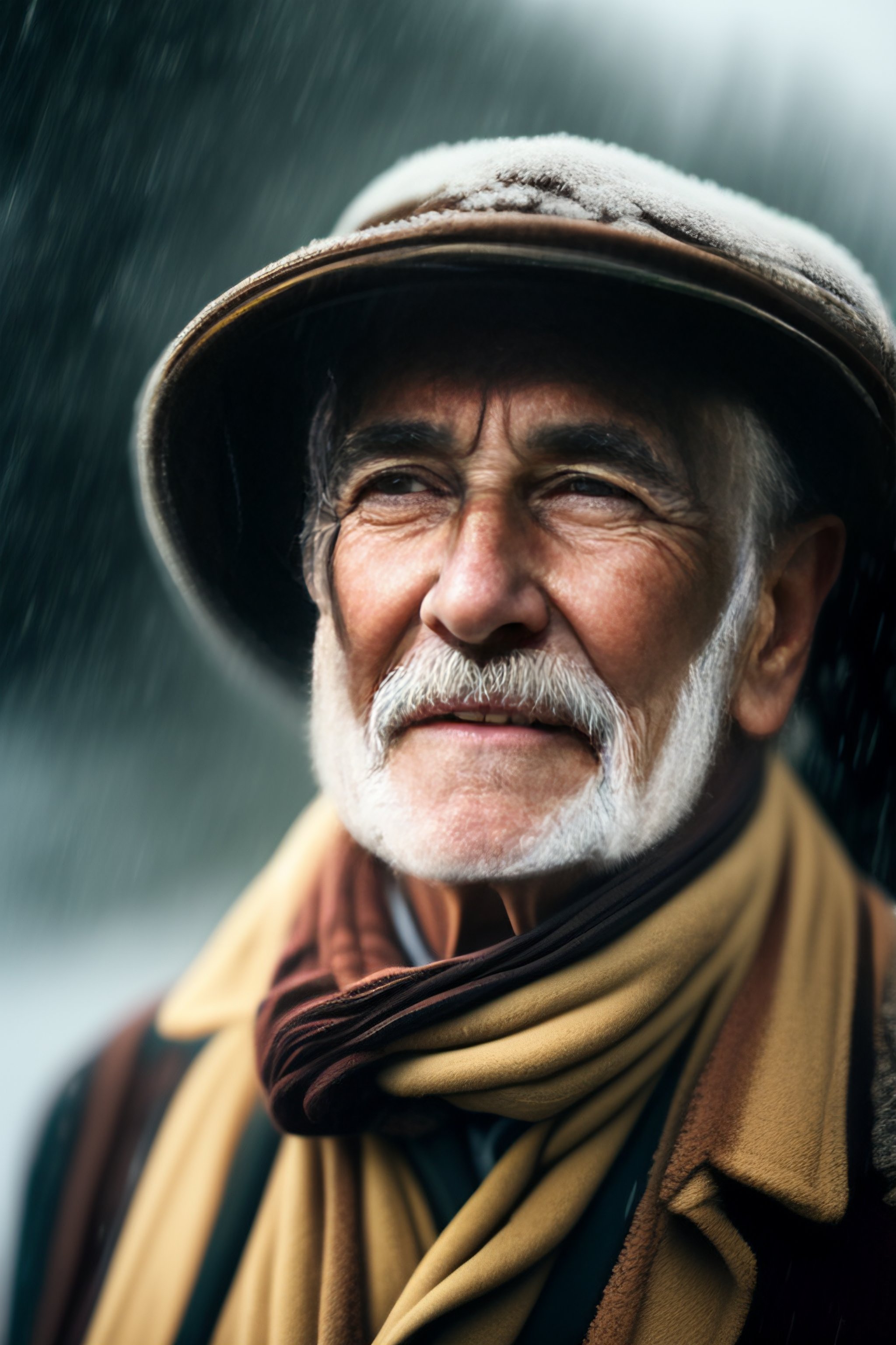 Lexica - An old man in the rain happy