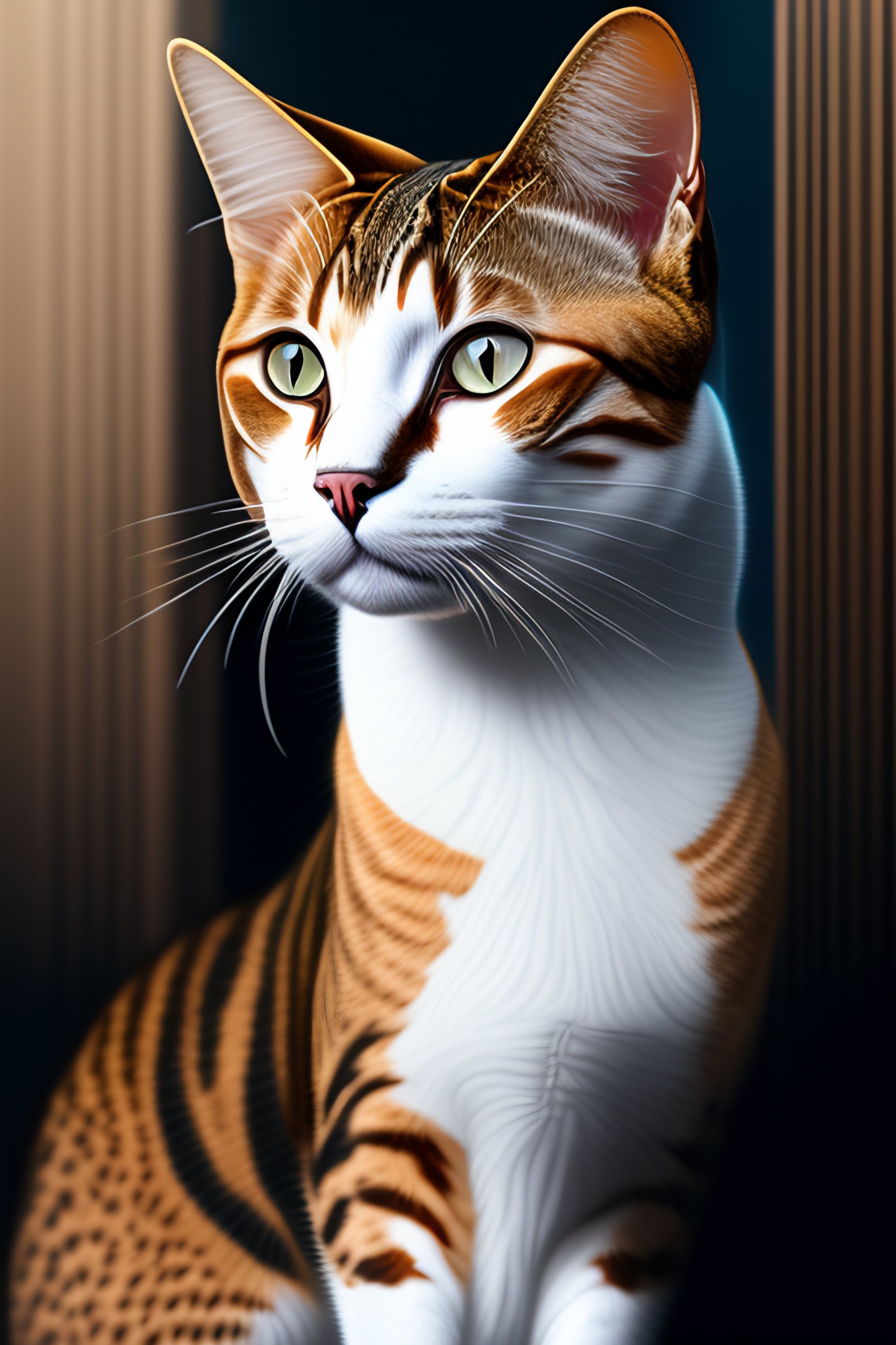 Lexica - Cat in the coulour white/brown