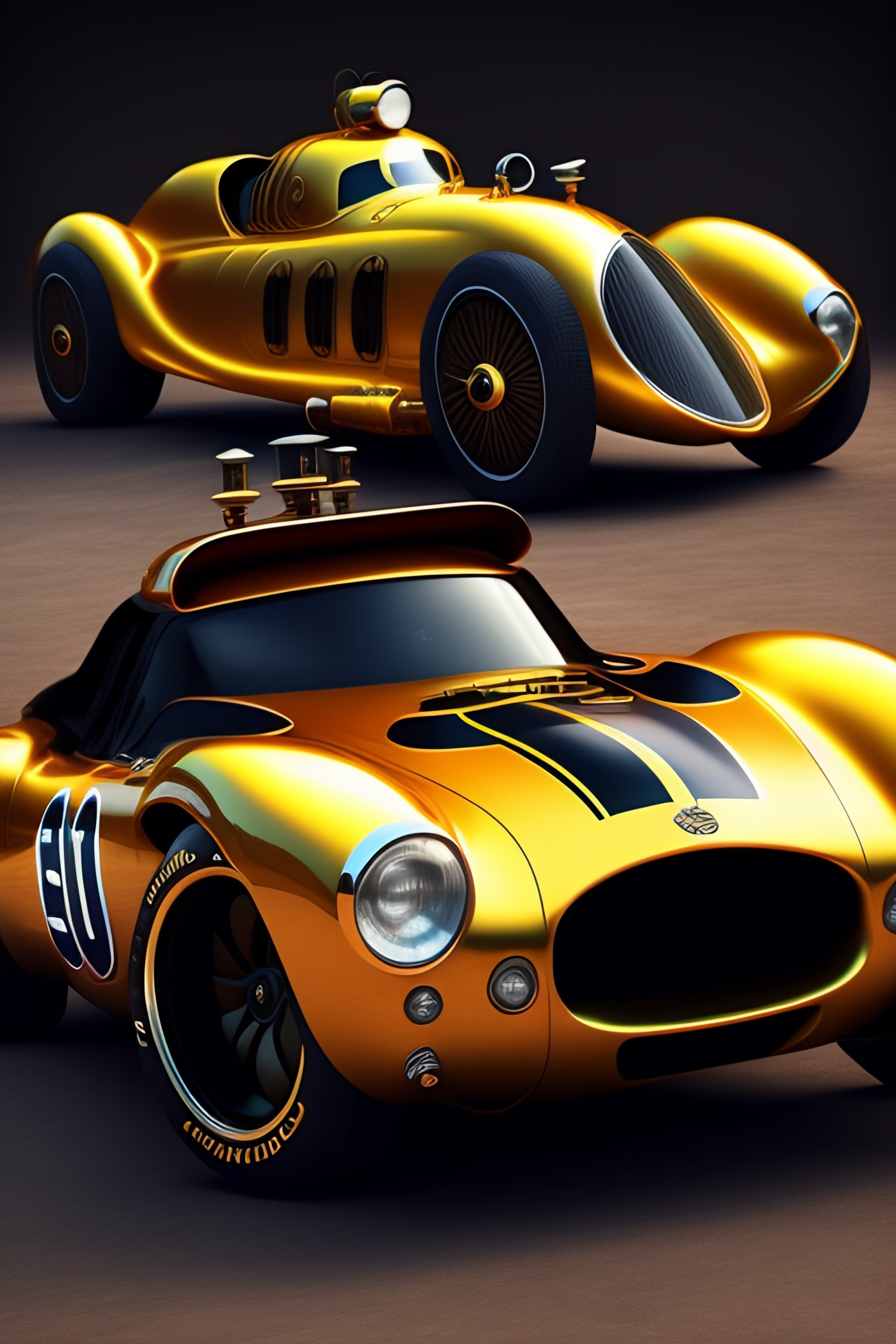 Lexica - Steampunk racing car